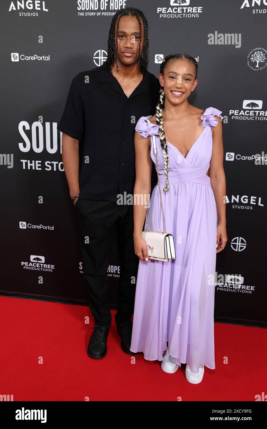 Los Angeles, Ca. 18th June, 2024. Diaana Babnicova, Denis Babnic at the ...