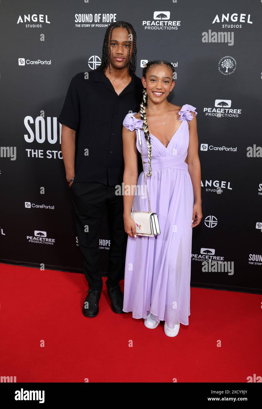 Los Angeles, Ca. 18th June, 2024. Diaana Babnicova, Denis Babnic at the ...