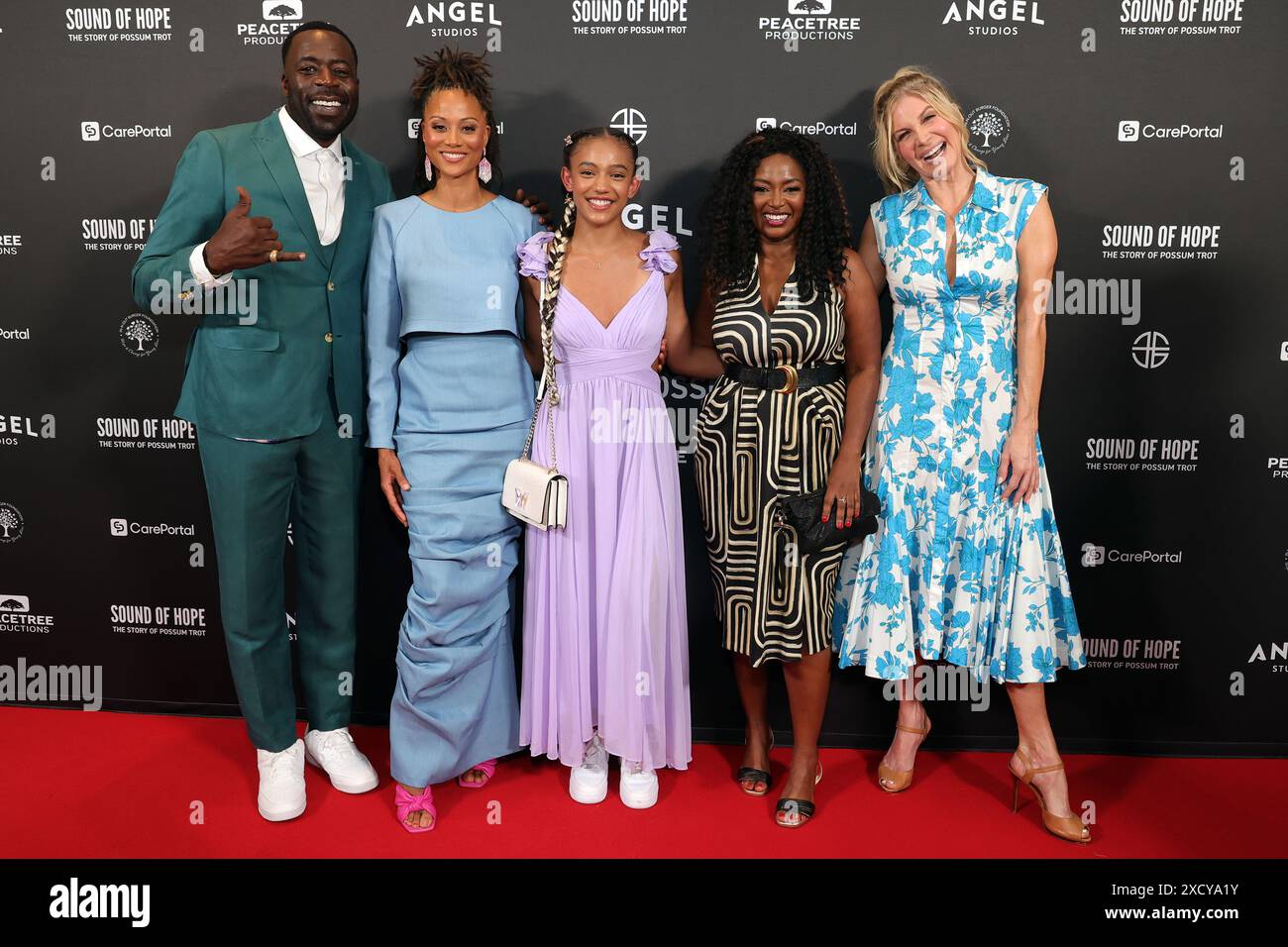 Los Angeles, Ca. 18th June, 2024. Josh Weigel, Rebekah Weigel ...