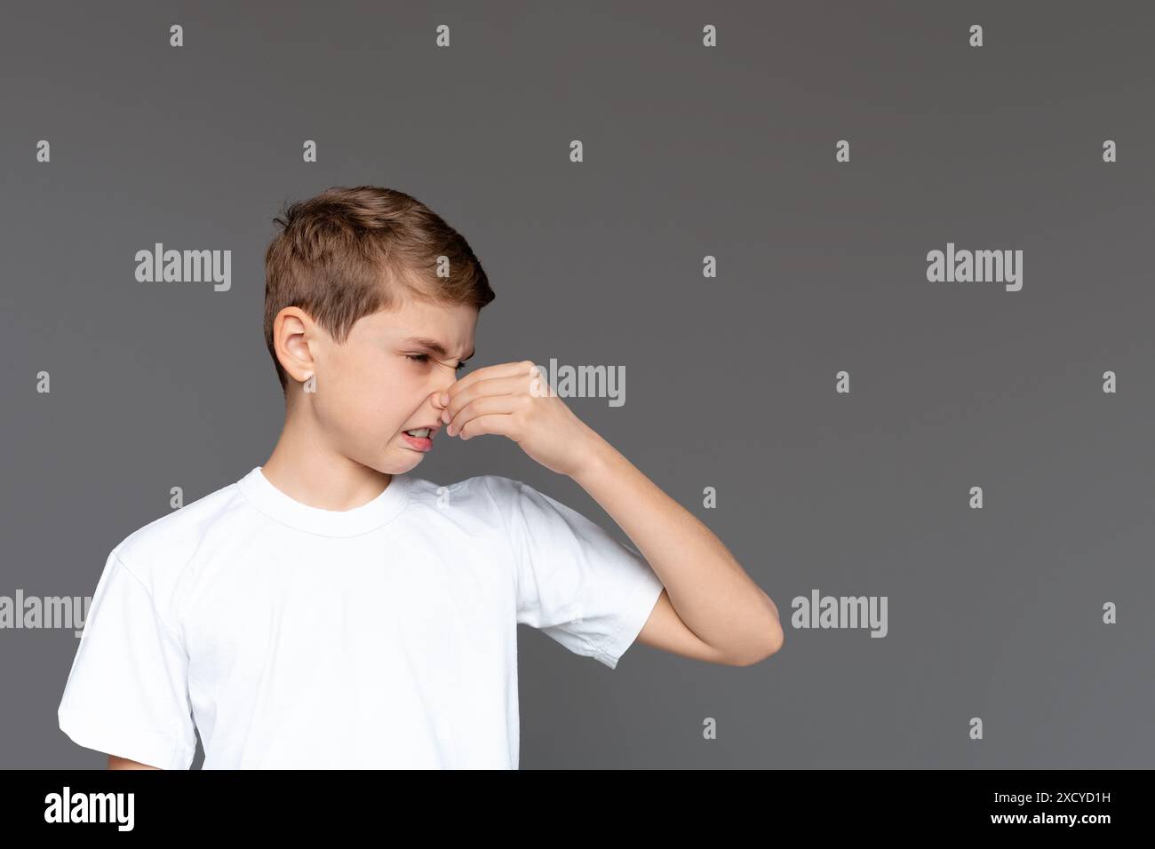 Bad smell child hi-res stock photography and images - Alamy