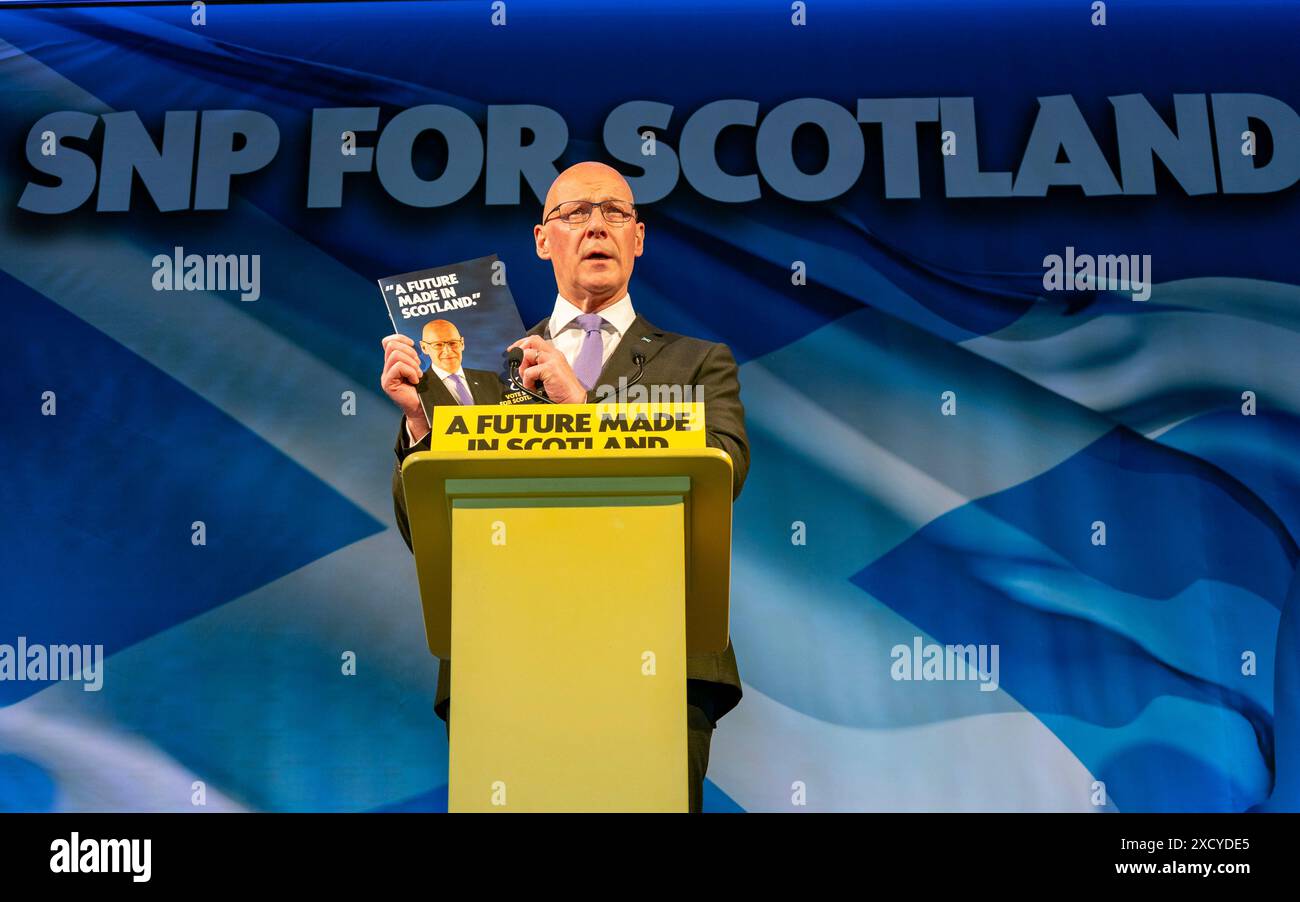 Edinburgh, Scotland, UK. 19th June 2024. SNP Leader and First Minister ...