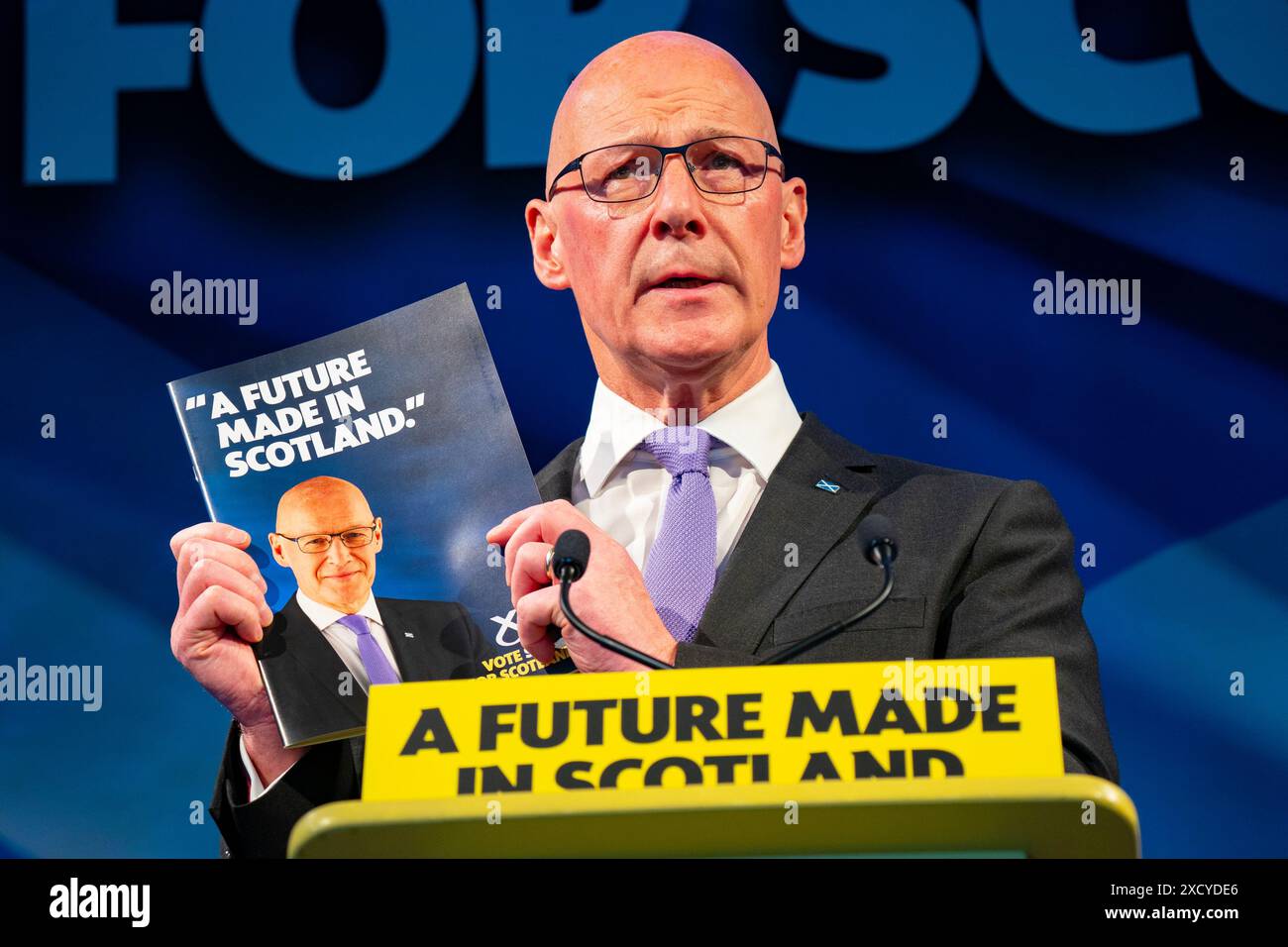 Edinburgh, Scotland, UK. 19th June 2024. SNP Leader and First Minister ...