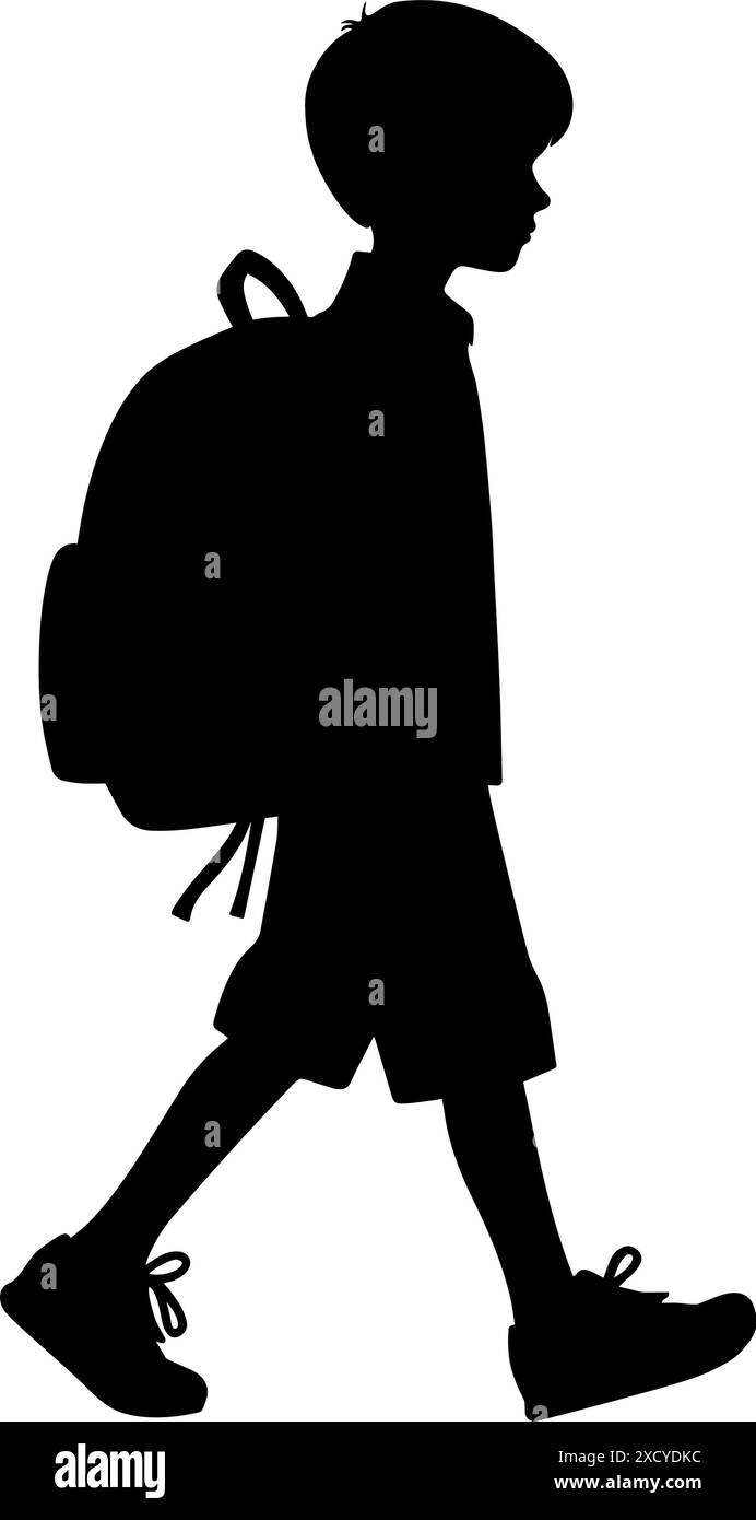 School backpack vector Stock Vector Images - Alamy