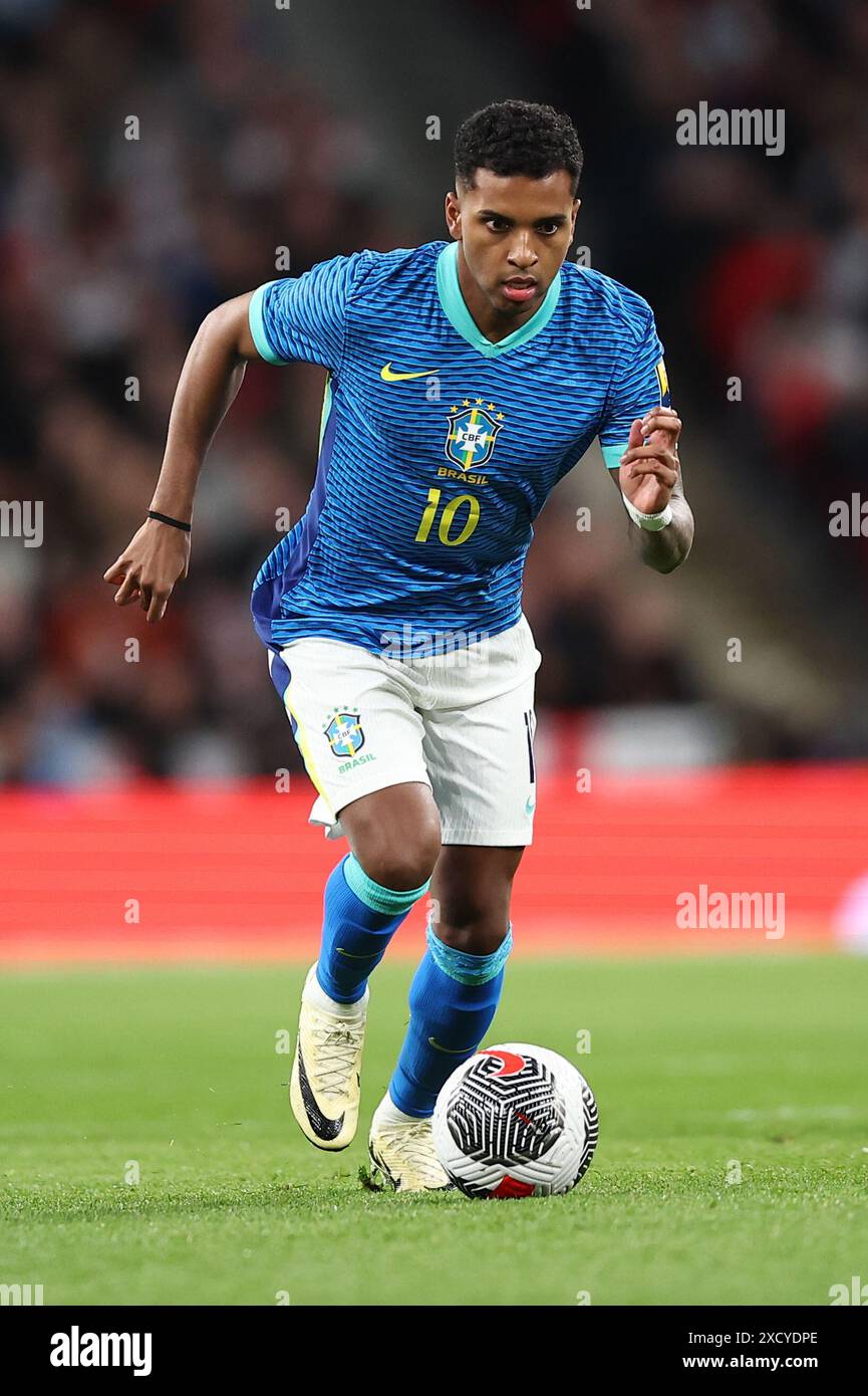 Rodrygo of Brazil during the International Friendly match between ...
