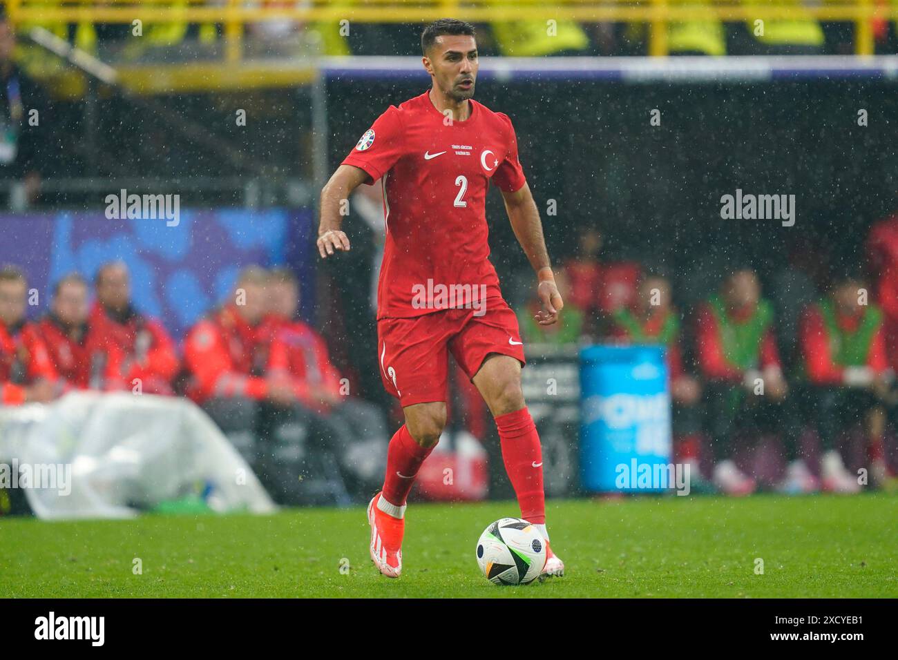 Zeki Celik of Turkiye during the UEFA Euro 2024 match between Turkiye ...
