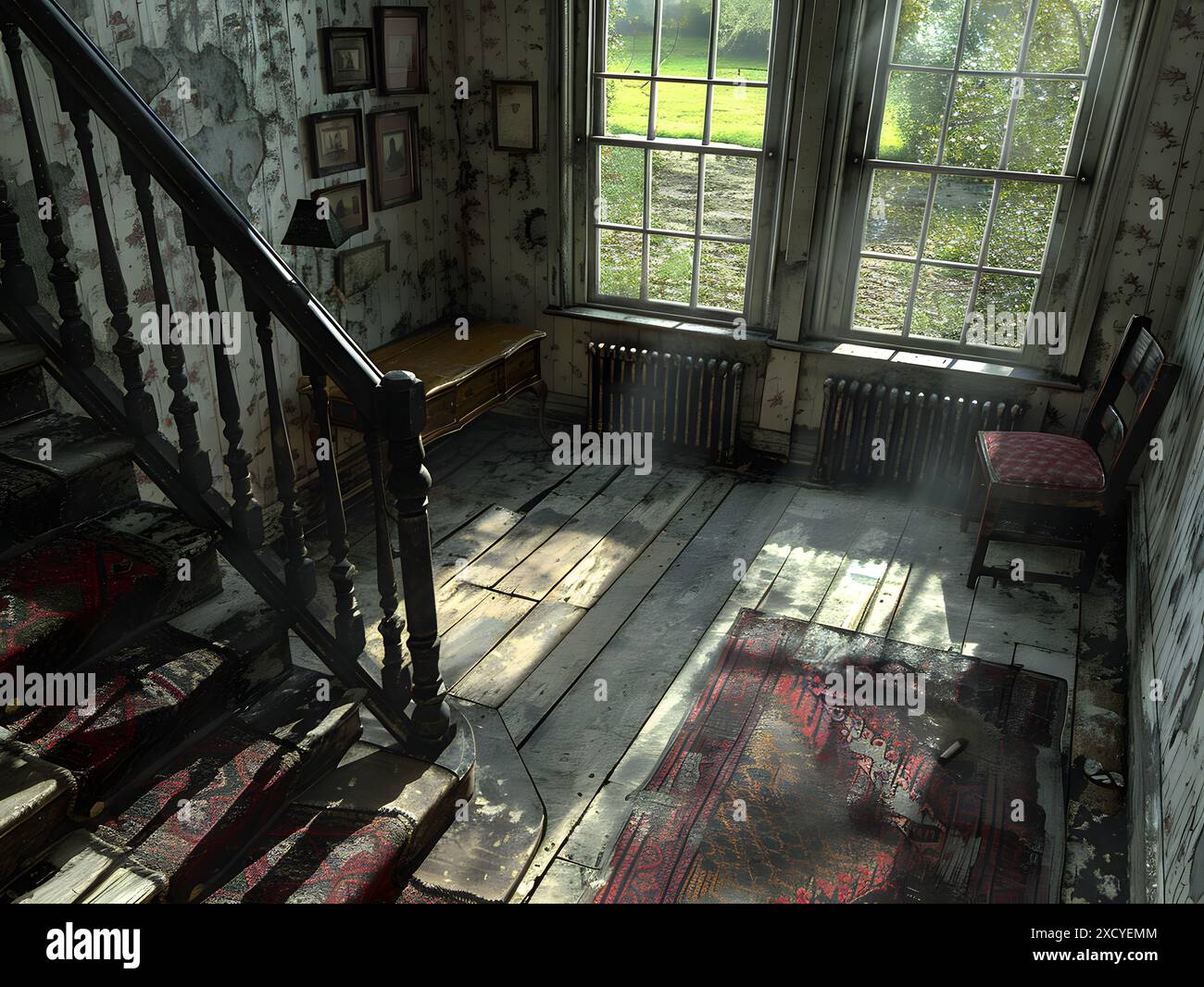 Sunlight streaming onto floor hi-res stock photography and images - Alamy