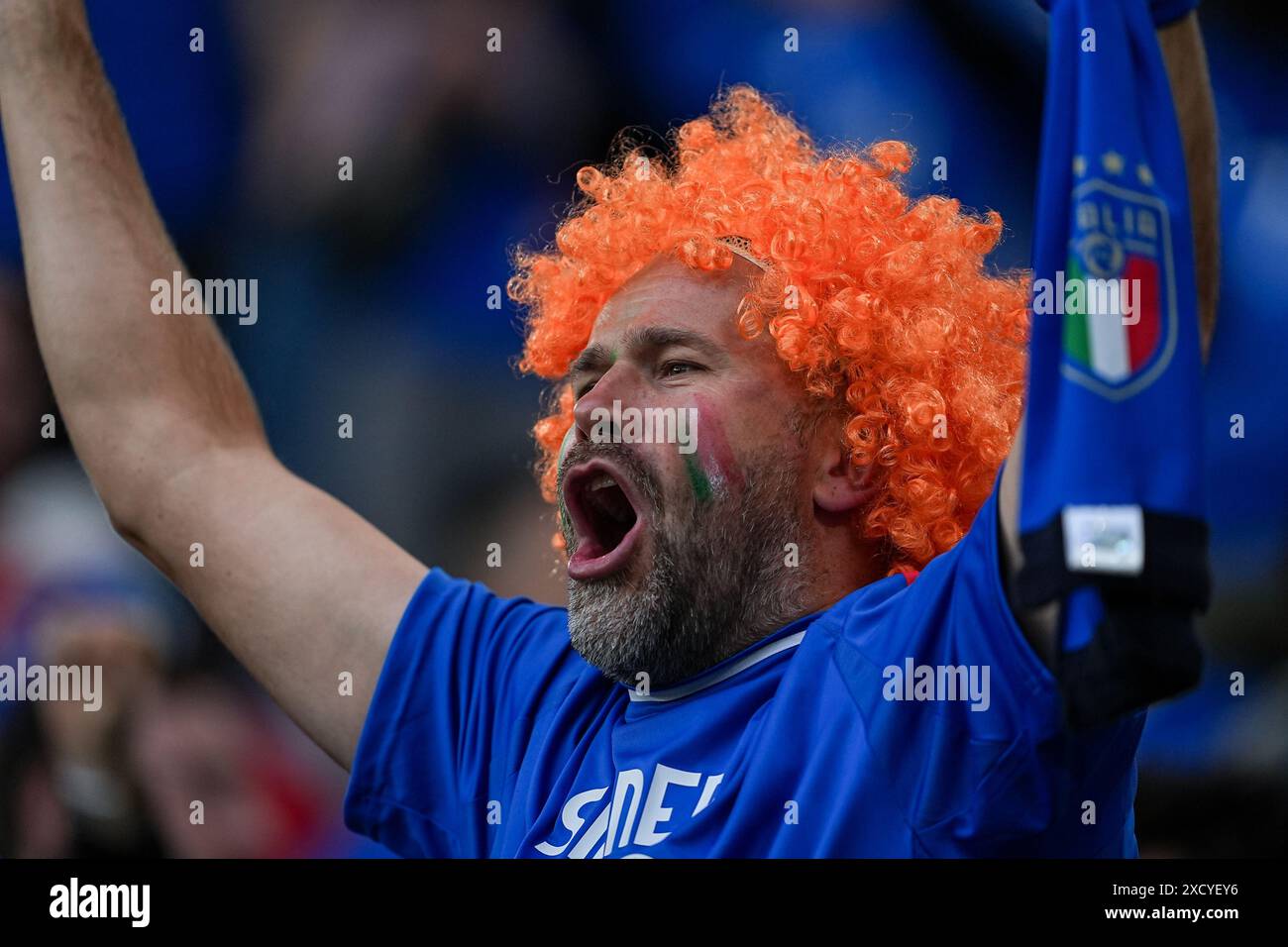 Dortmund, Germany, June 15th 2024: Fan of Italy during the UEFA EURO ...