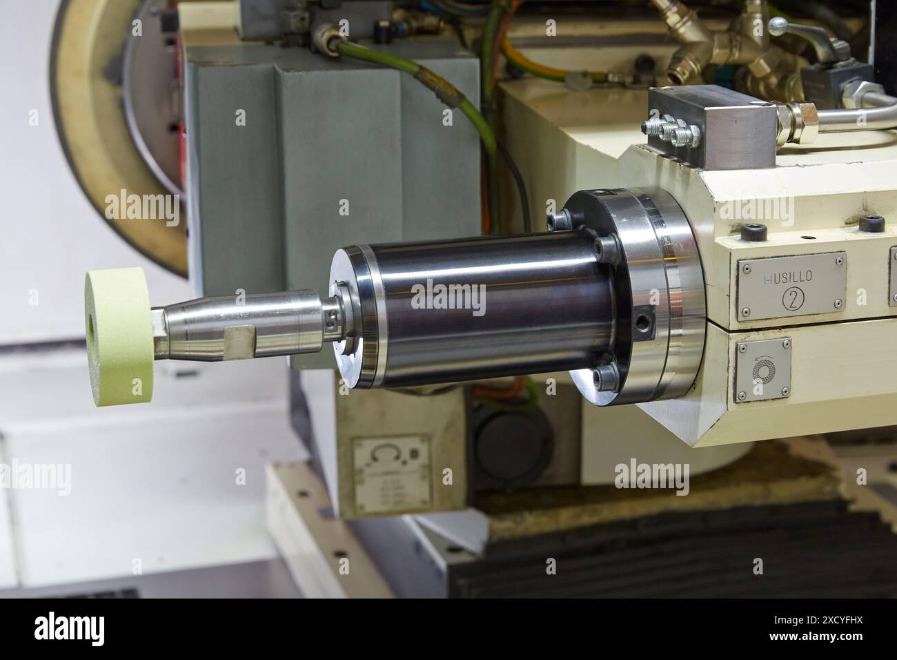 Spindle. Machining center. Basque Country. Spain Stock Photo - Alamy