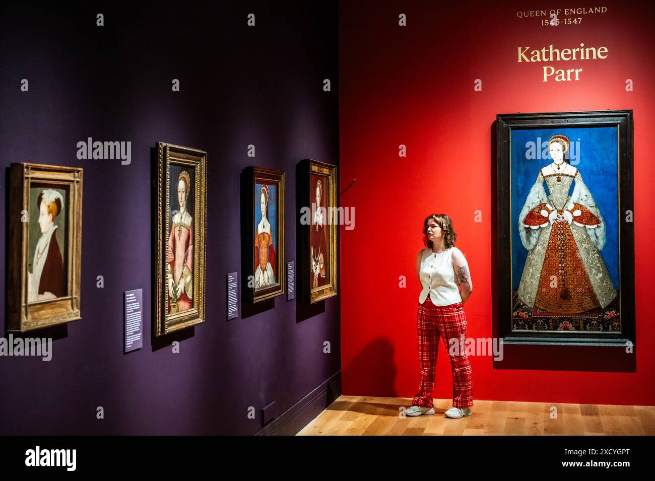 London, UK. 19th June, 2024. Portraits of Katherine Parr from the 16th ...