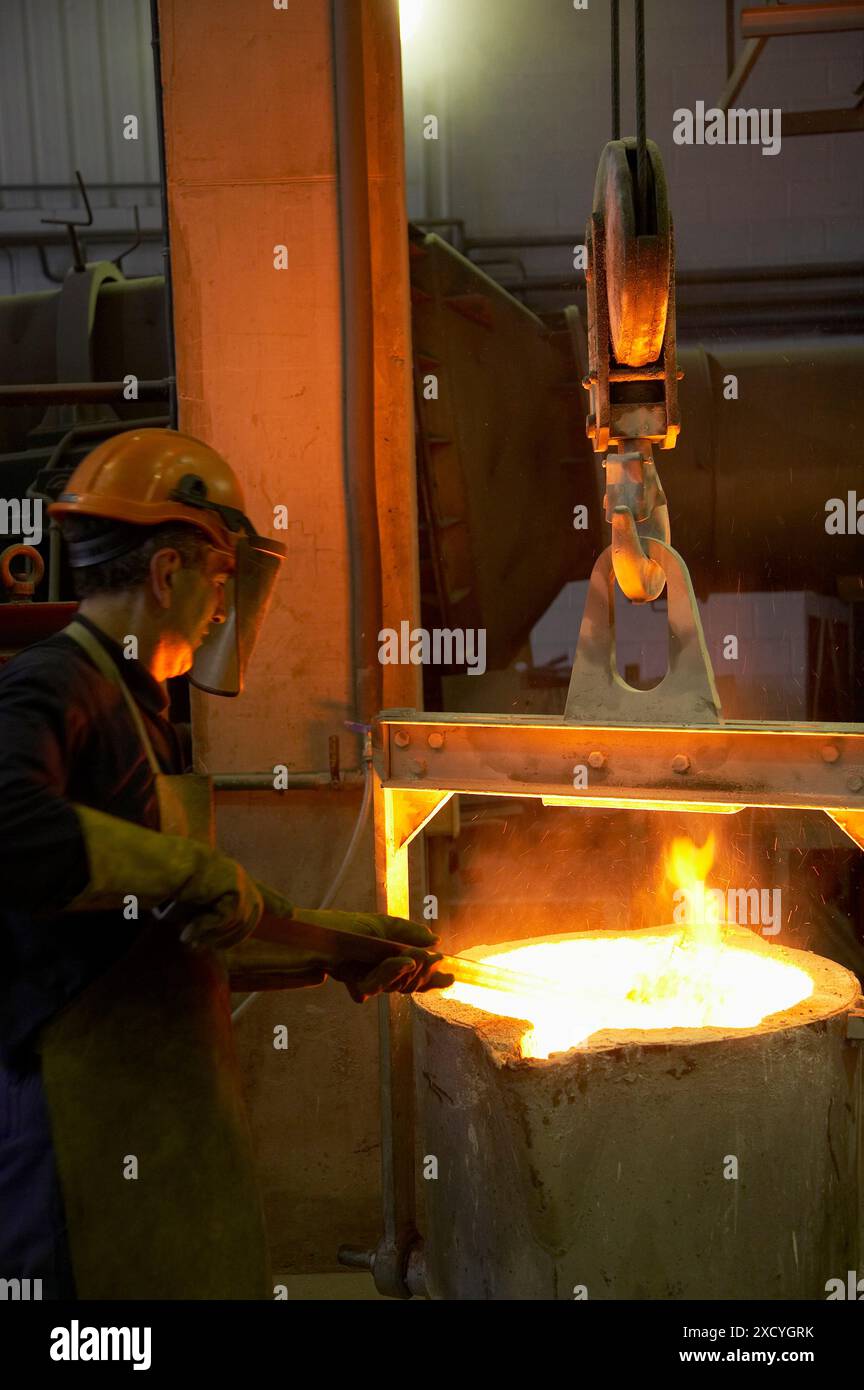 Iron foundry color hi-res stock photography and images - Alamy