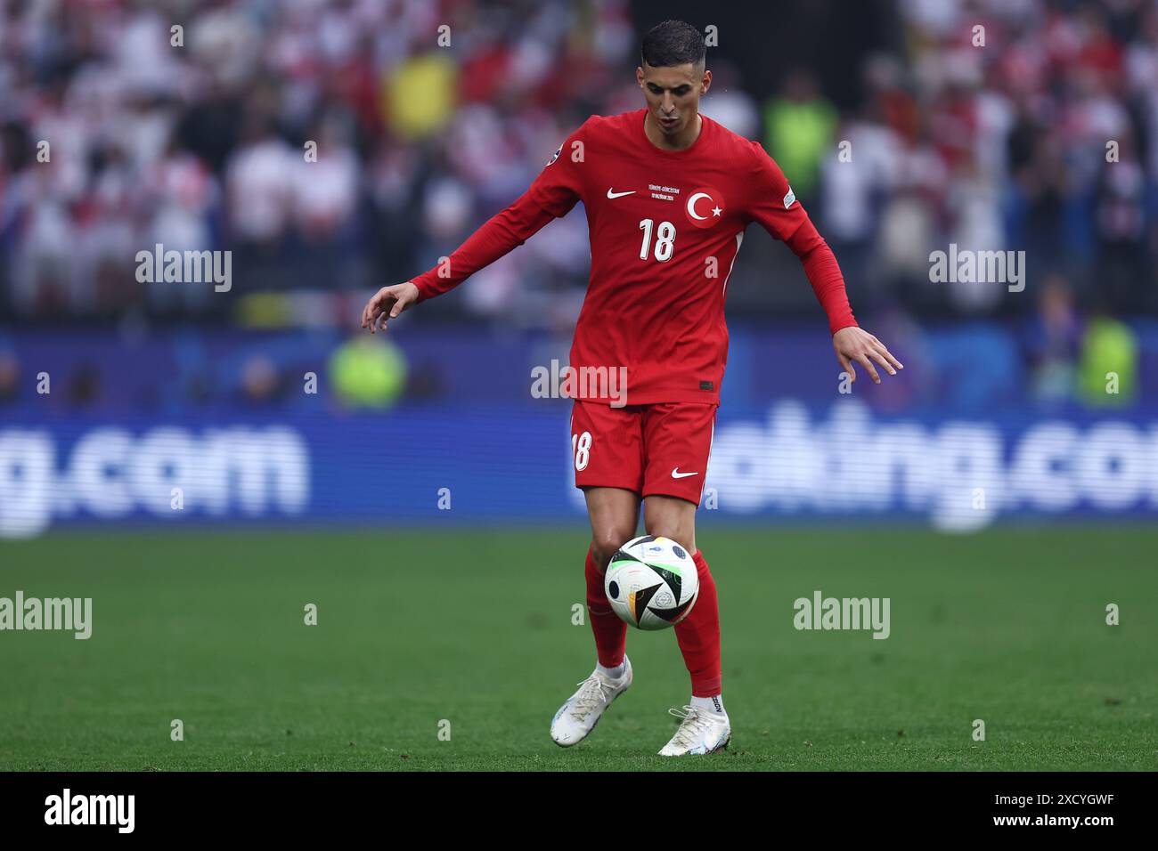 Dortmund, Germany. 18th June, 2024. Mert Muldur of Turkey in action ...