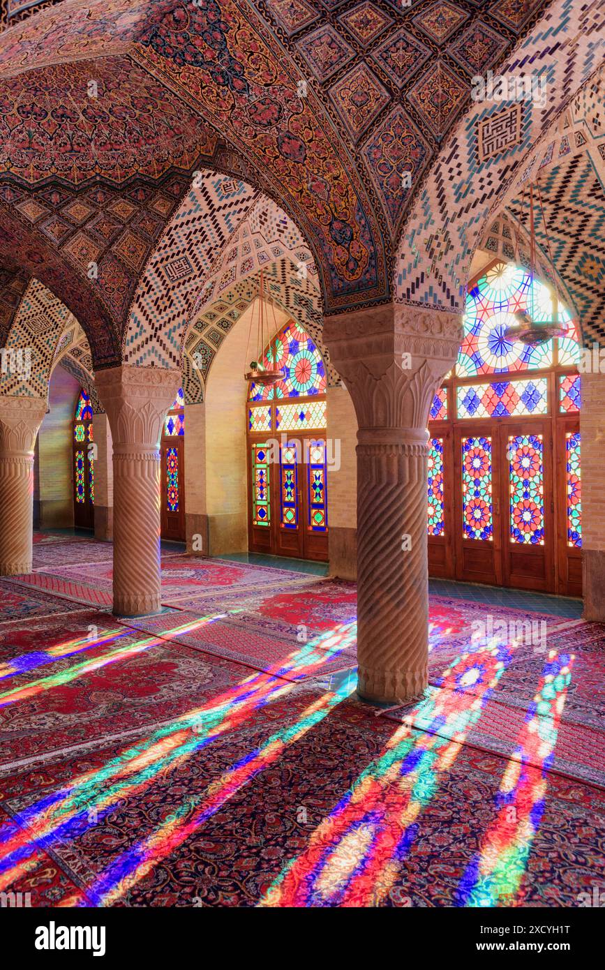 Shiraz, Iran - 31 October, 2018: Colorful view of morning sunlight ...