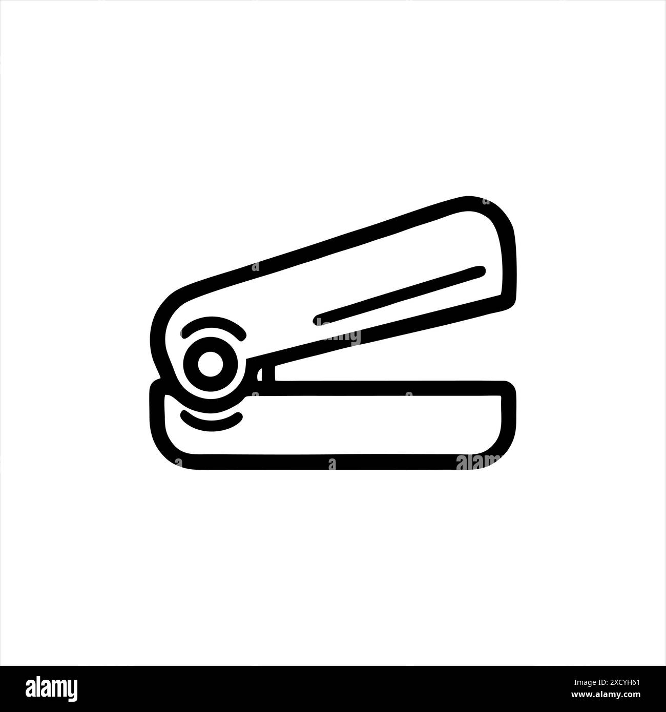 Simple stapler Vector with Minimalist and modern design Stock Vector ...