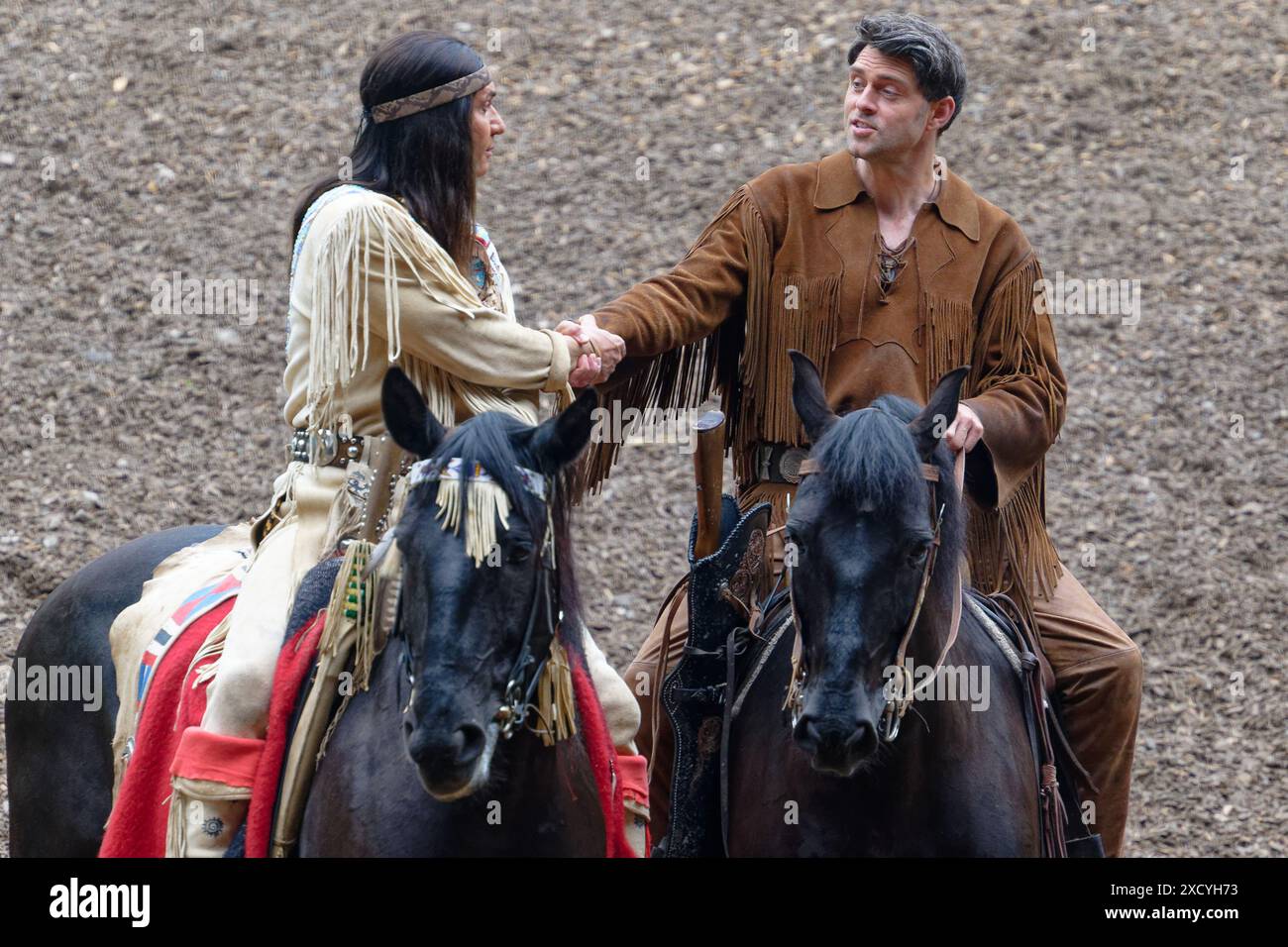 19 June 2024, North Rhine-Westphalia, Lennestadt (Elspe): Actors Jean ...