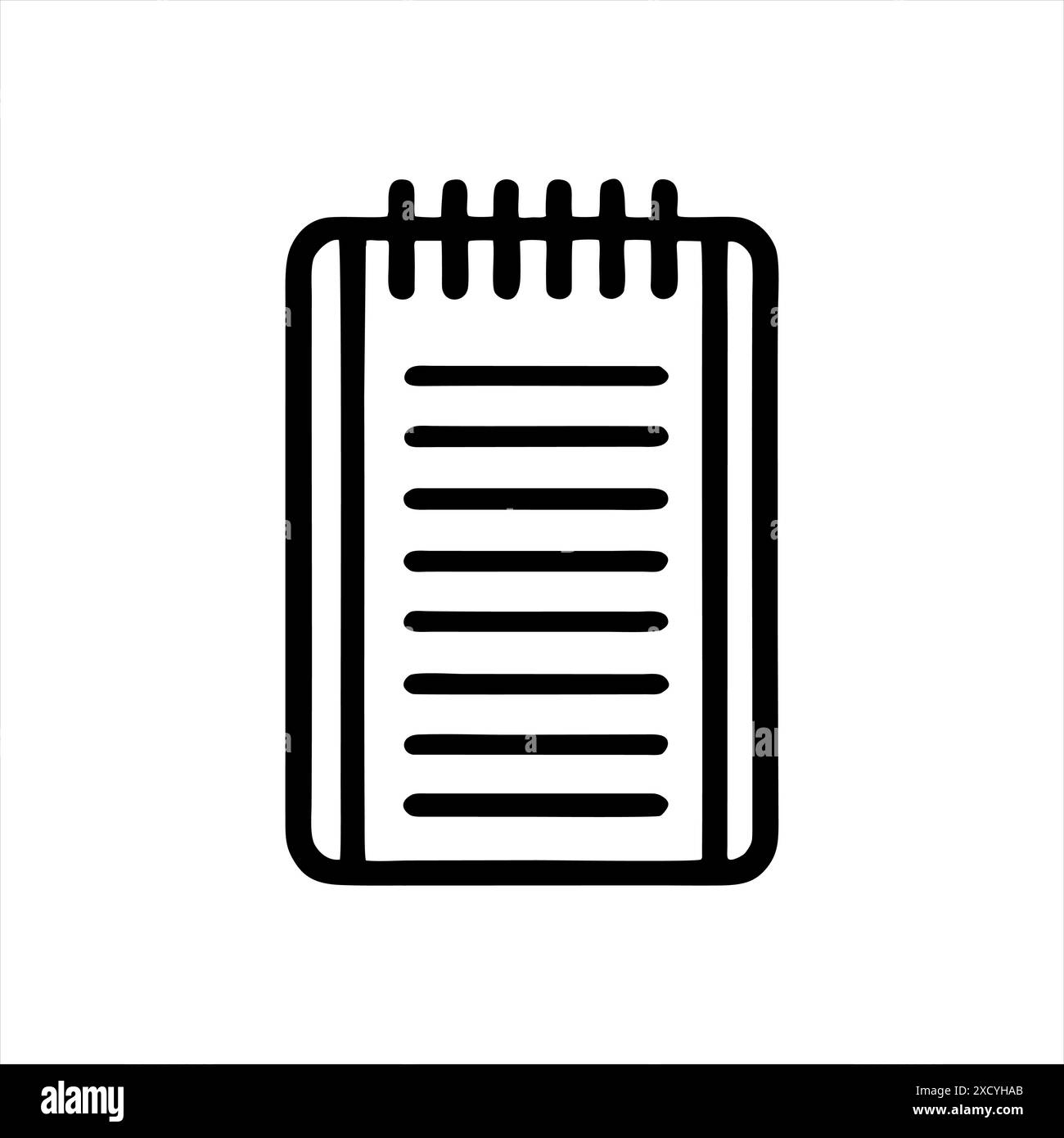 Simple notebook Vector with Minimalist and modern design Stock Vector ...