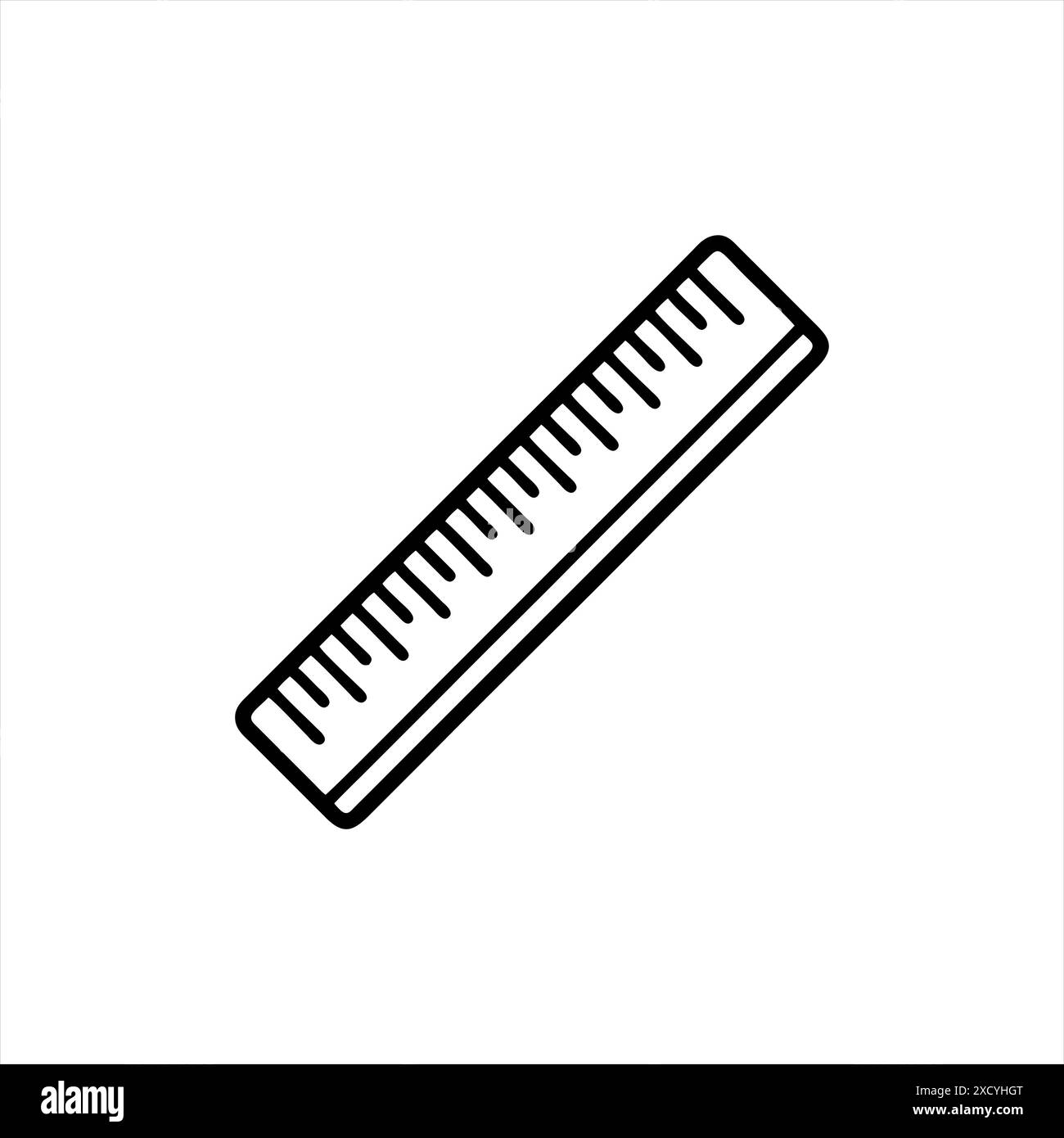 Simple ruler Vector with Minimalist and modern design Stock Vector ...