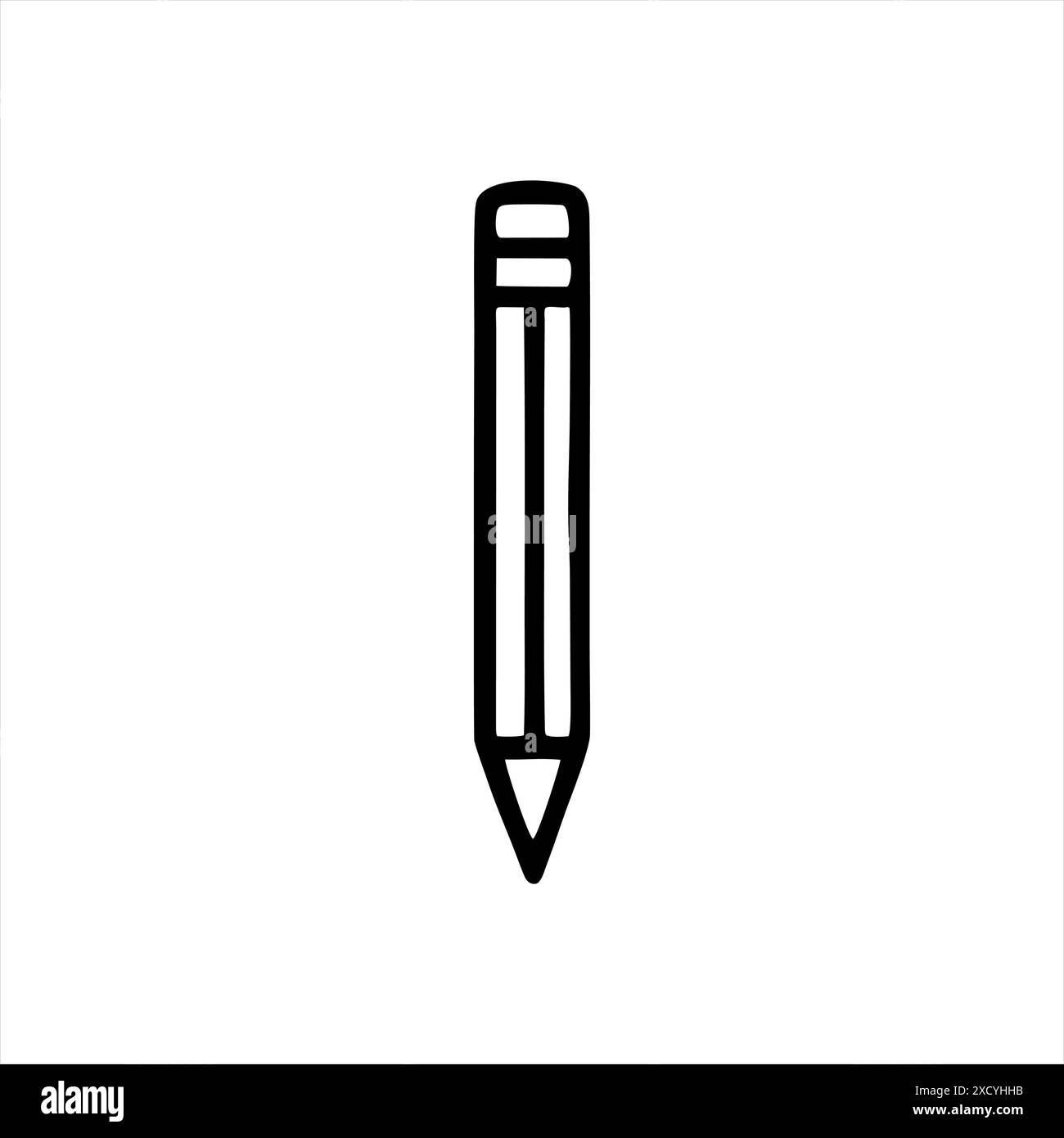 Simple Pencil Vector with Minimalist and modern design Stock Vector ...
