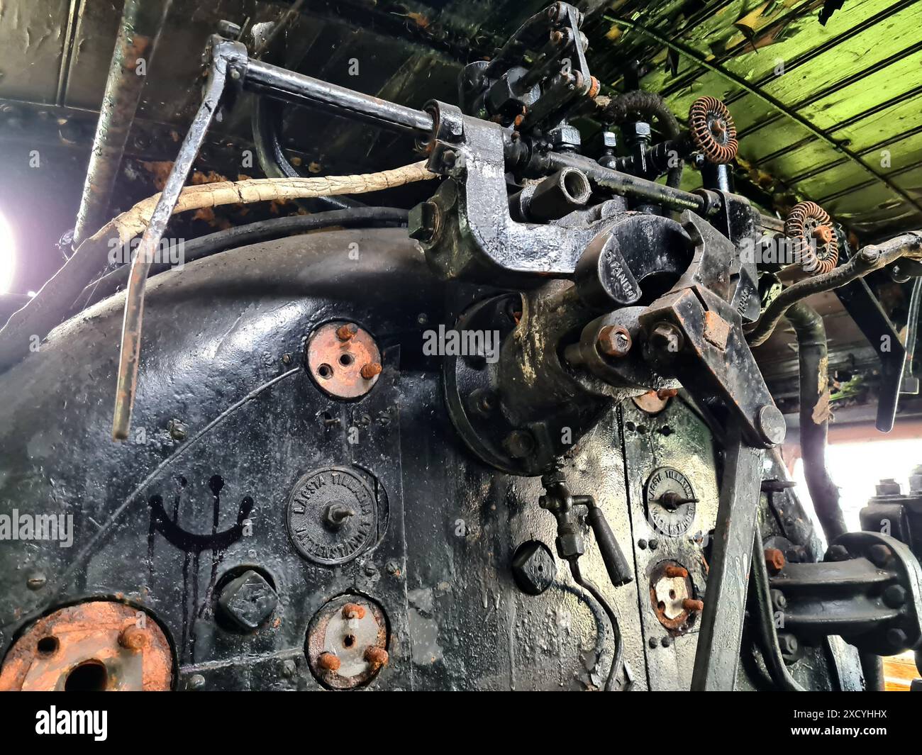 Steam locomotive controls hi-res stock photography and images - Alamy