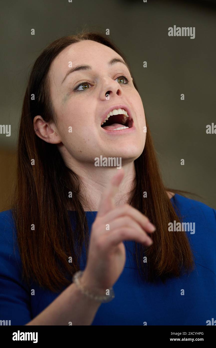 Edinburgh Scotland, UK 19 June 2024. SNP Deputy Leader Kate Forbes at ...