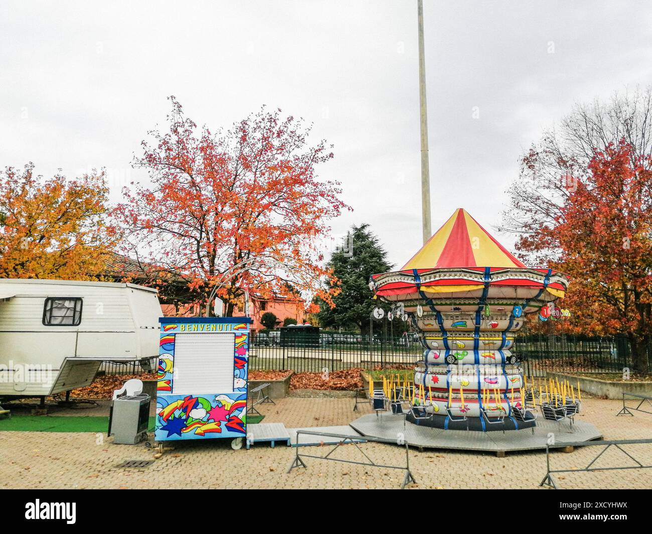 Children carousel italy hi-res stock photography and images - Alamy