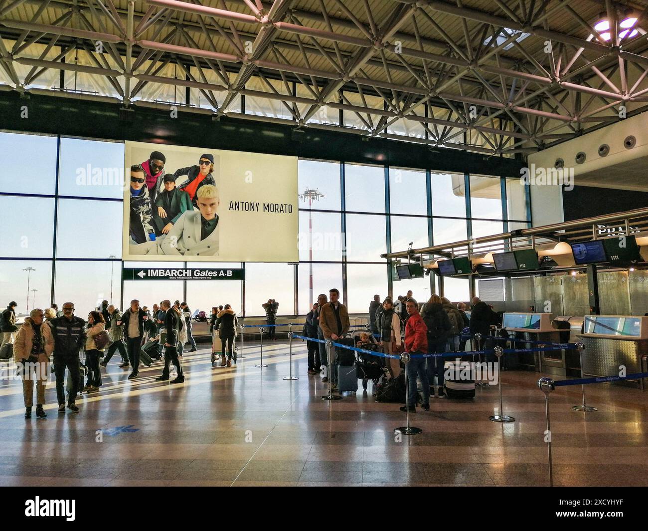 Italy, Milan, Malpensa airport Stock Photo - Alamy
