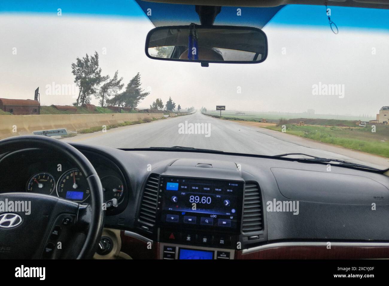 Syria, road to Aleppo Stock Photo - Alamy