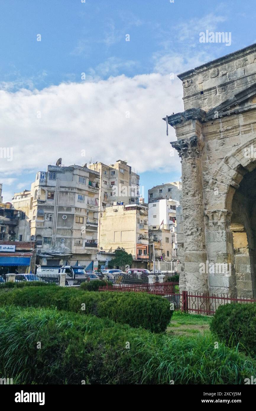 Syria, Latakia, arch of Triumph Stock Photo - Alamy