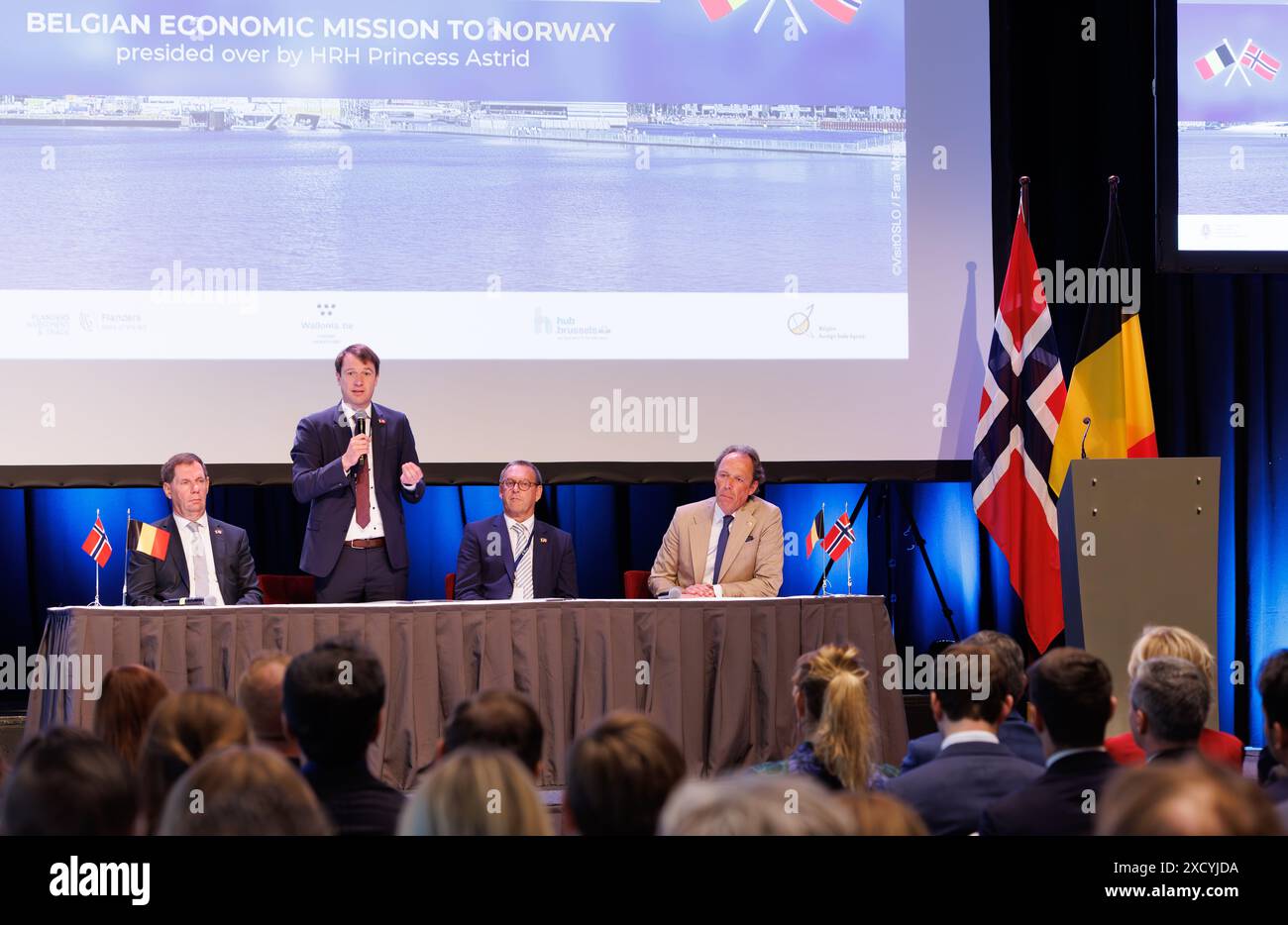 Oslo, Norway. 19th June, 2024. ArcelorMittal CEO Europe Geert Van ...