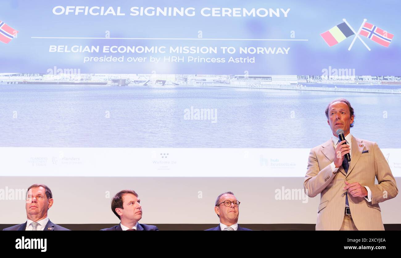 Oslo, Norway. 19th June, 2024. ArcelorMittal CEO Europe Geert Van ...