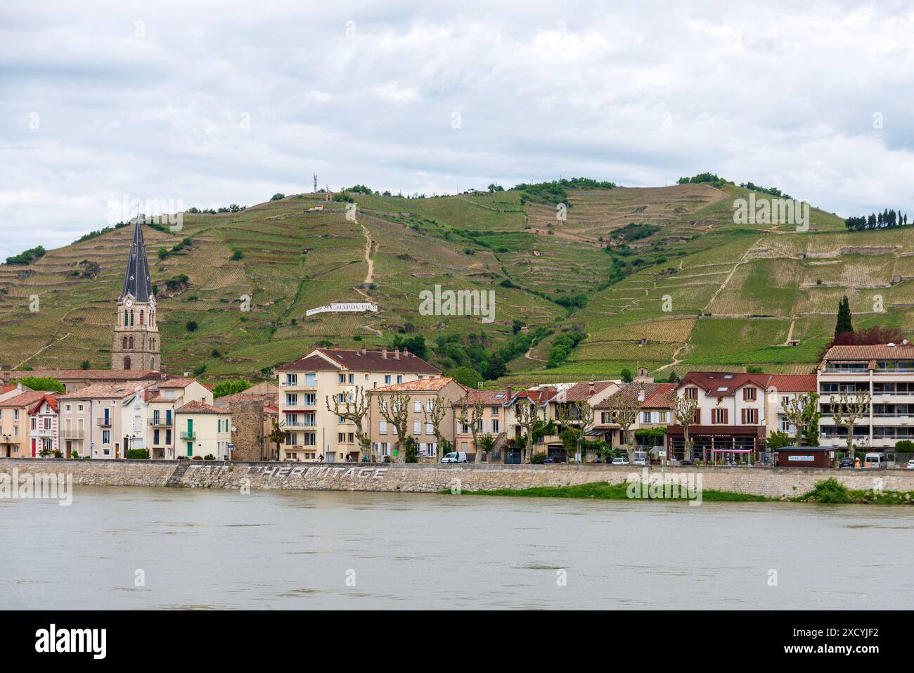 Tain town from the rhone hi-res stock photography and images - Alamy