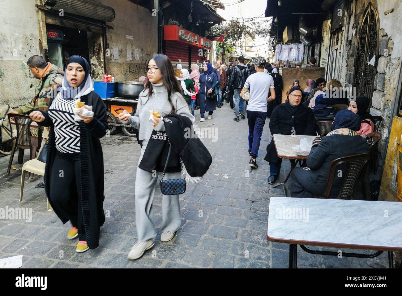 Syria, Damascus, daily life Stock Photo - Alamy