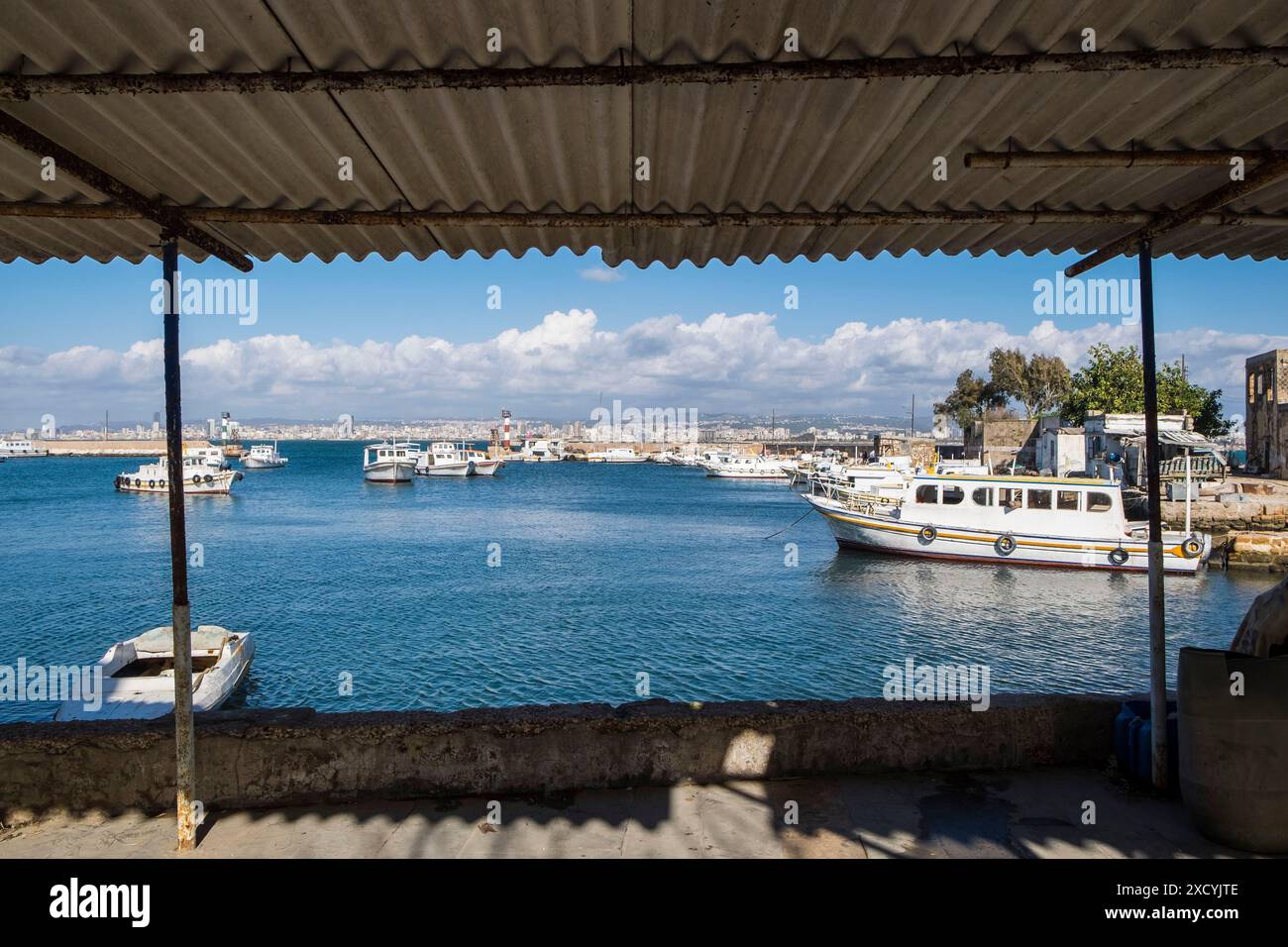 Syria, Arwad island, seaport Stock Photo - Alamy