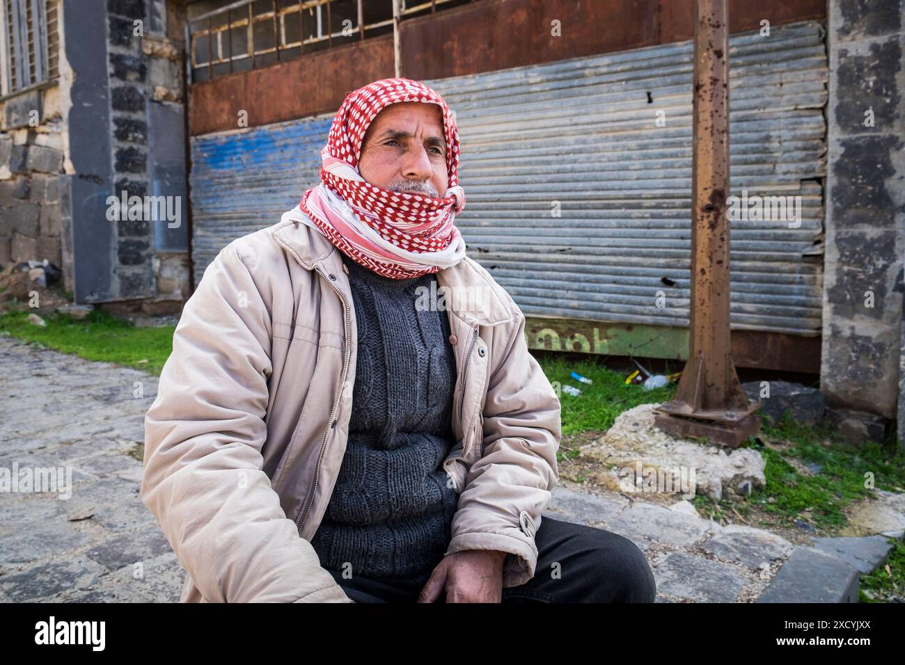Syria, Bosra, portrait Stock Photo - Alamy