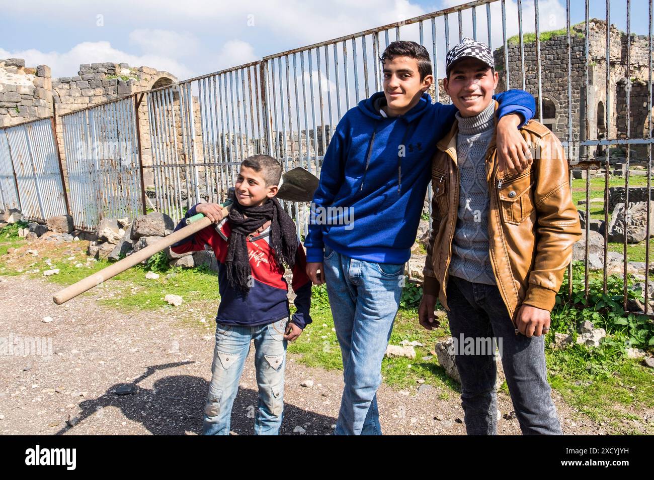Syria, Bosra, portrait Stock Photo - Alamy