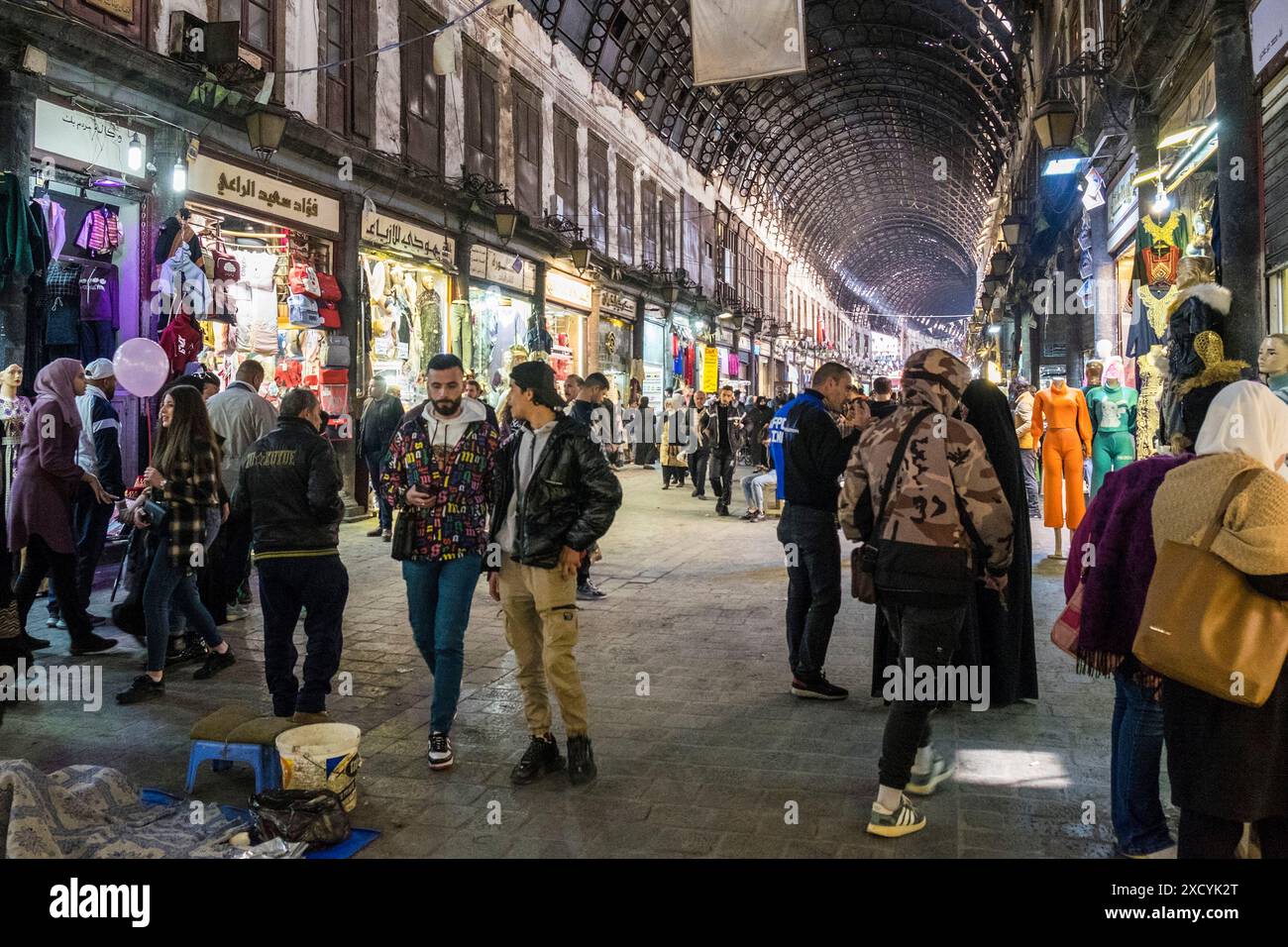 Syria, Damascus, souk Stock Photo - Alamy