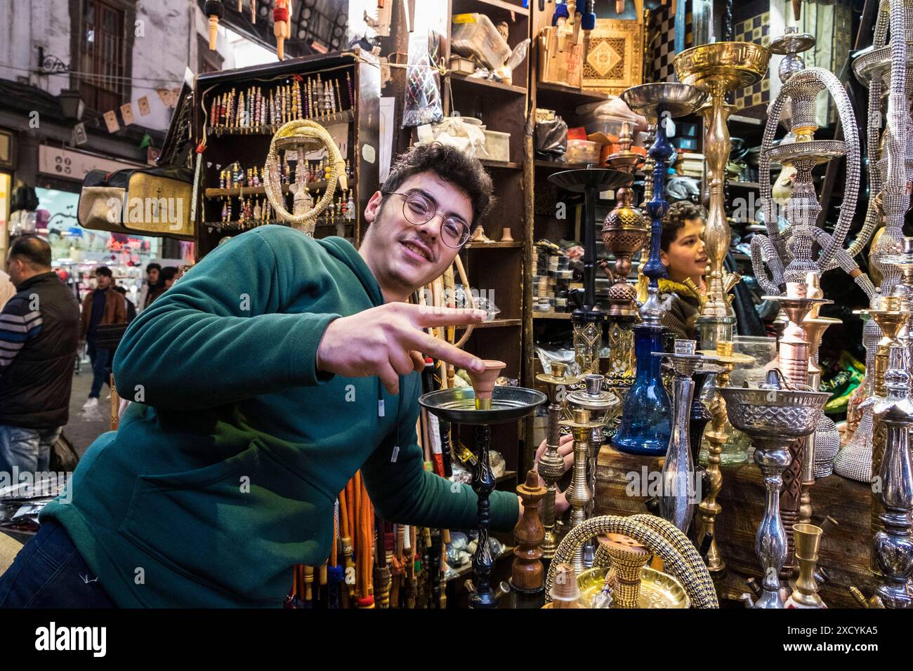 Damascus souk hi-res stock photography and images - Alamy