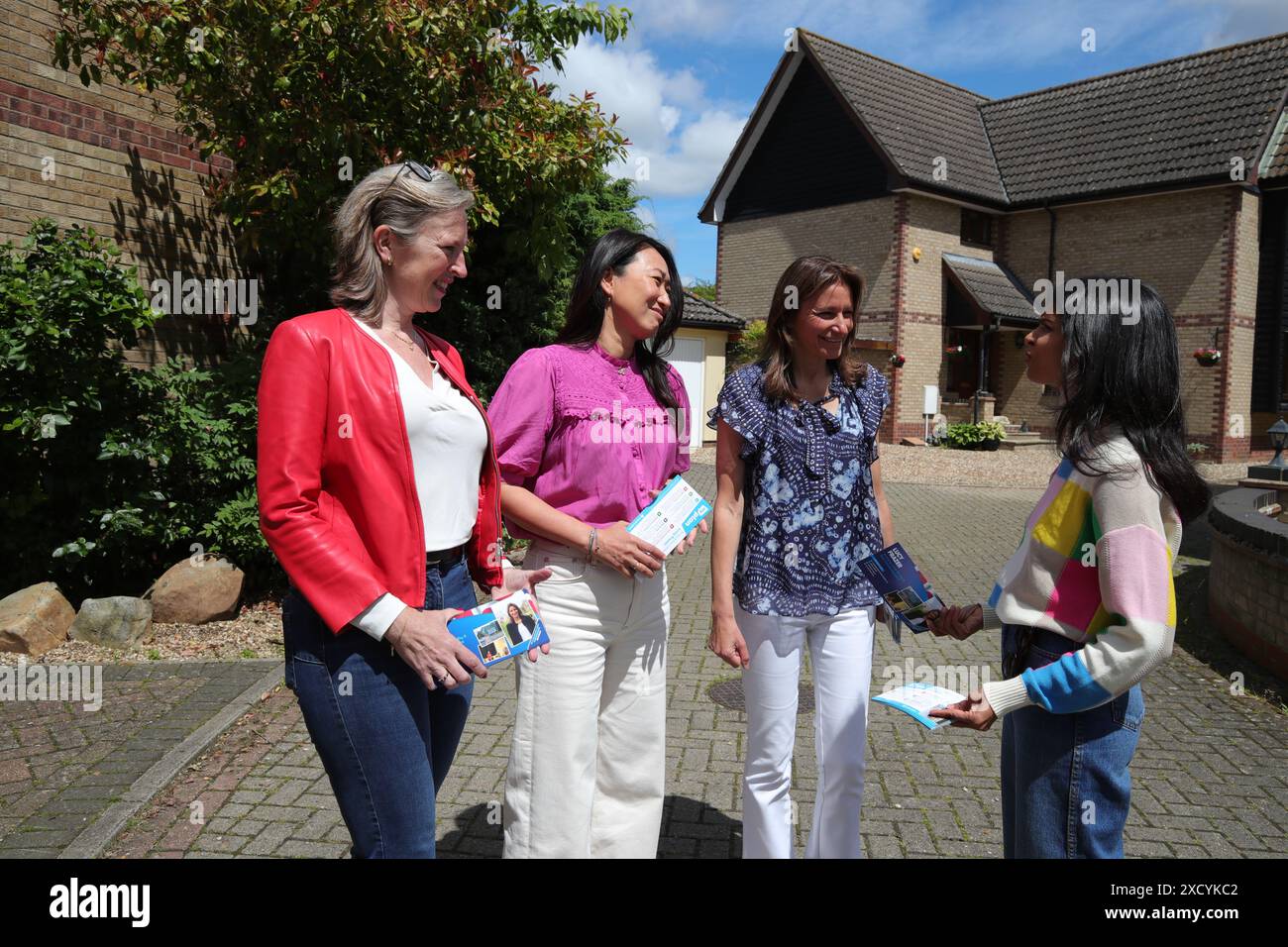(left-right) Susie Cleverly wife of Home Secretary James Cleverly ...
