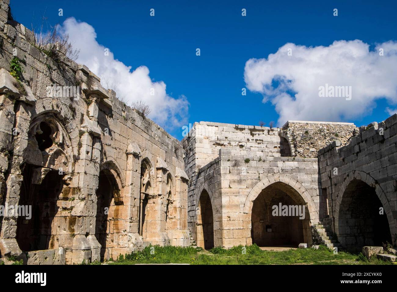 Syria, Krak des Chevaliers Stock Photo - Alamy