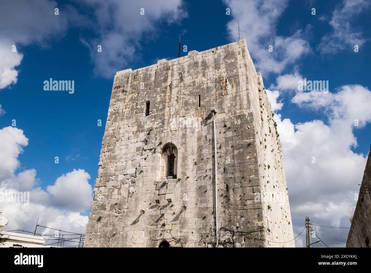 Syria, Safita tower Stock Photo - Alamy