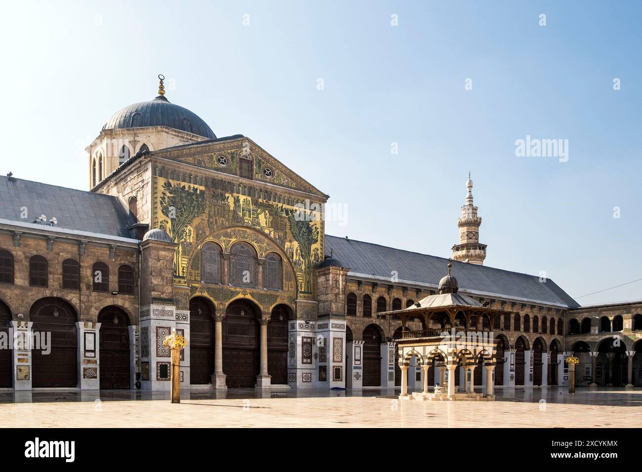 Syria, Damascus, Umayyad Mosque Stock Photo - Alamy