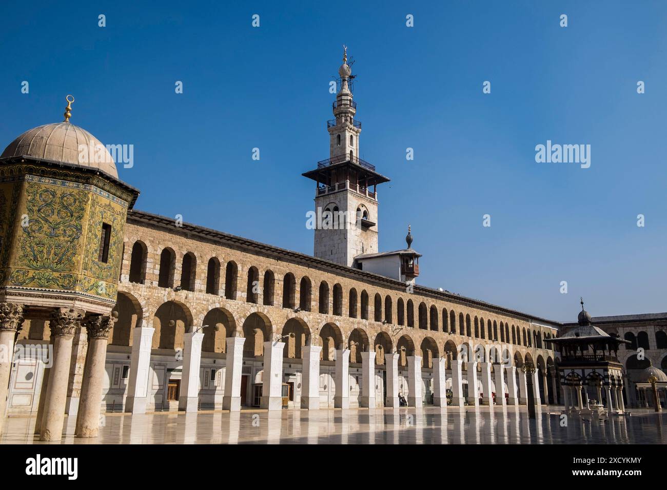 Syria, Damascus, Umayyad Mosque Stock Photo - Alamy