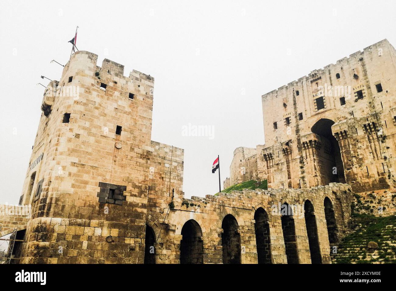 Syria, Aleppo, citadel Stock Photo - Alamy