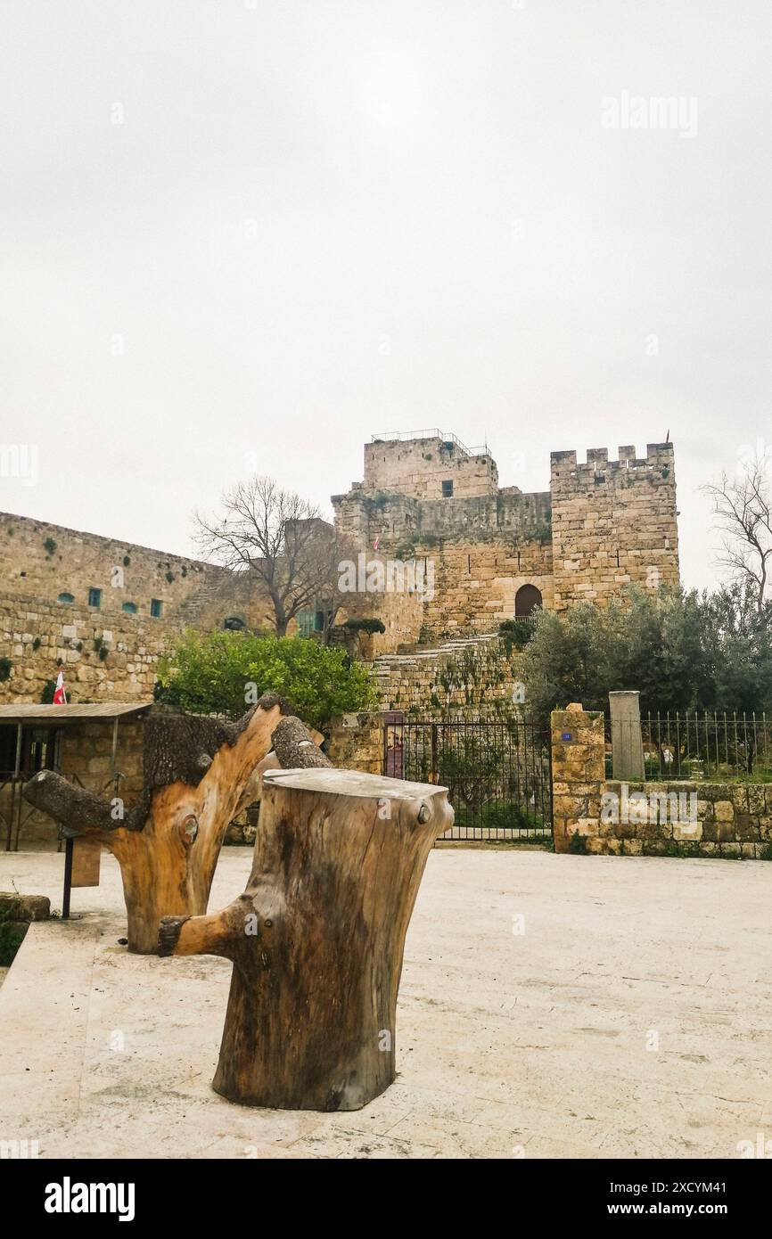 Lebanon, Jbeil, Byblos, crusader castle Stock Photo - Alamy