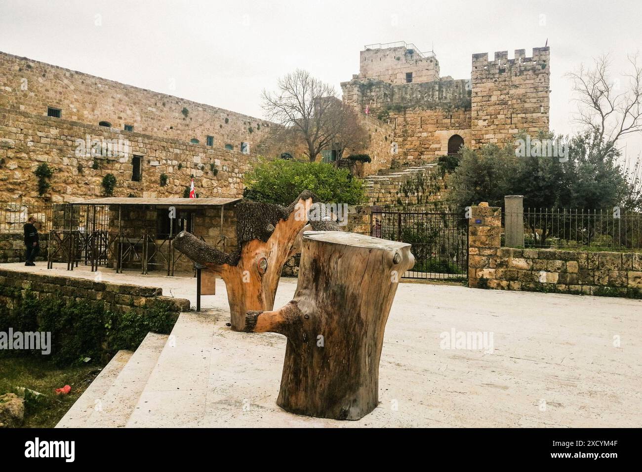 Lebanon, Jbeil, Byblos, crusader castle Stock Photo - Alamy