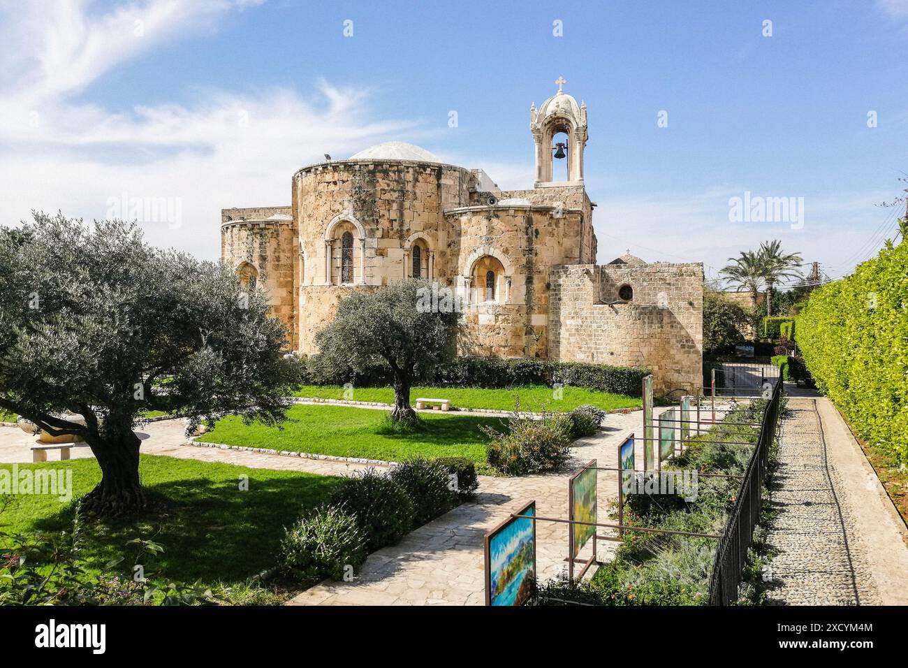 Lebanon, Jbeil, Byblos, St. John's Cathedral Stock Photo - Alamy