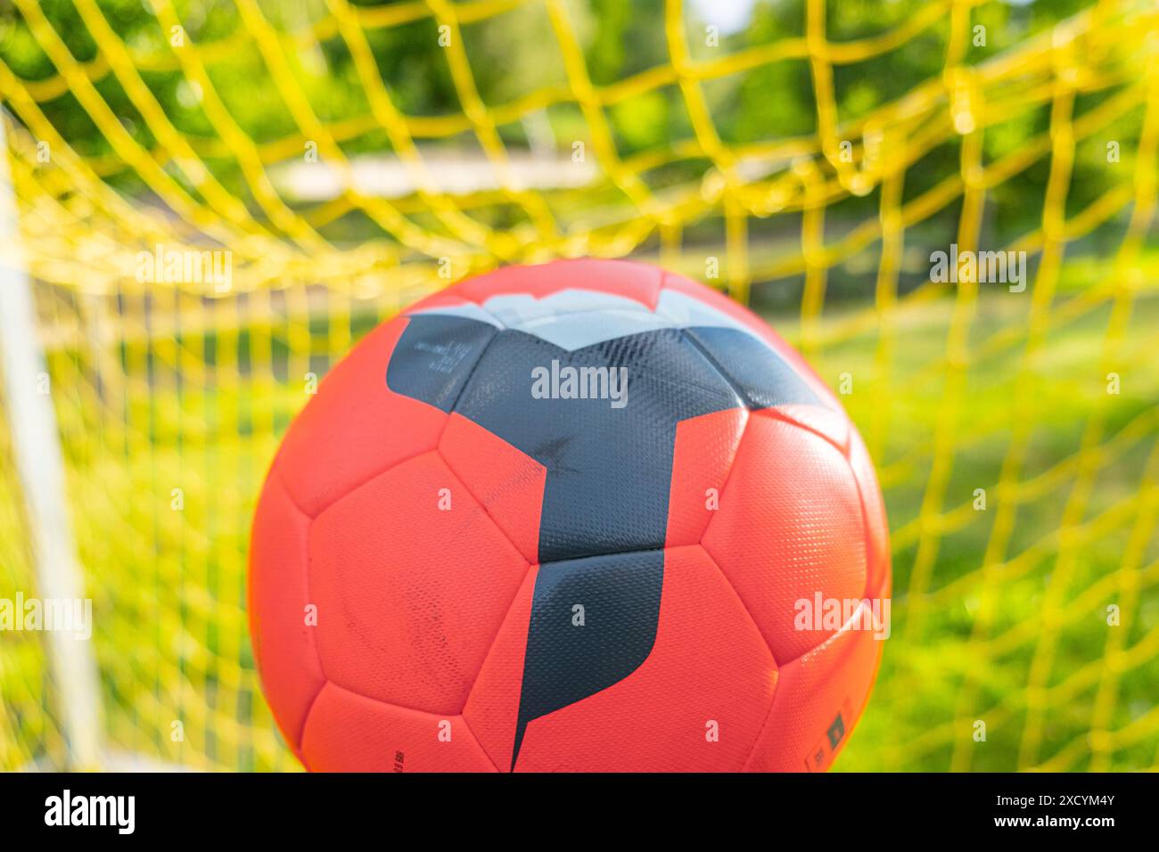 Soccer club goal red hi-res stock photography and images - Alamy