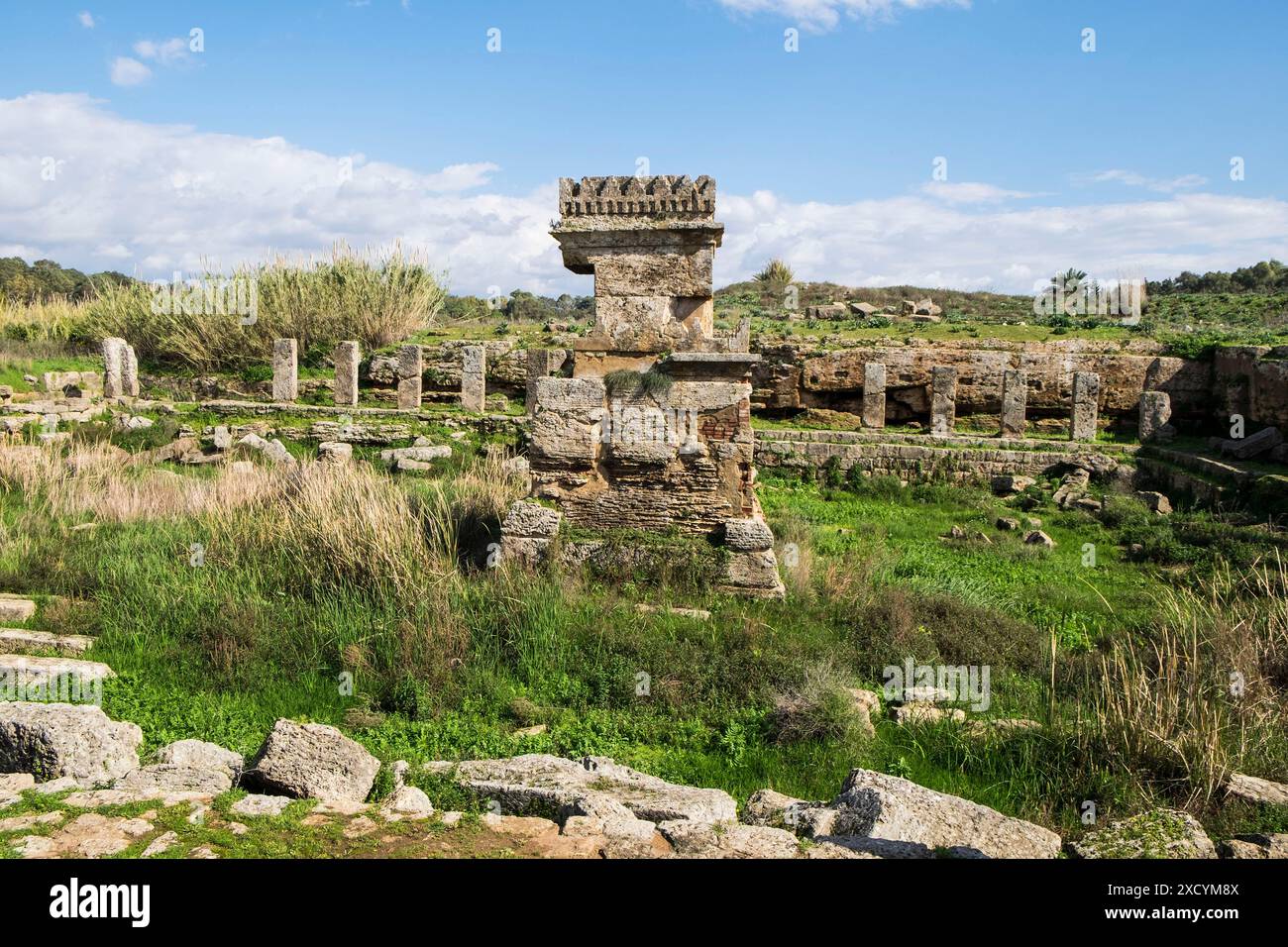 Syria, Amrit, archaeological site Stock Photo - Alamy