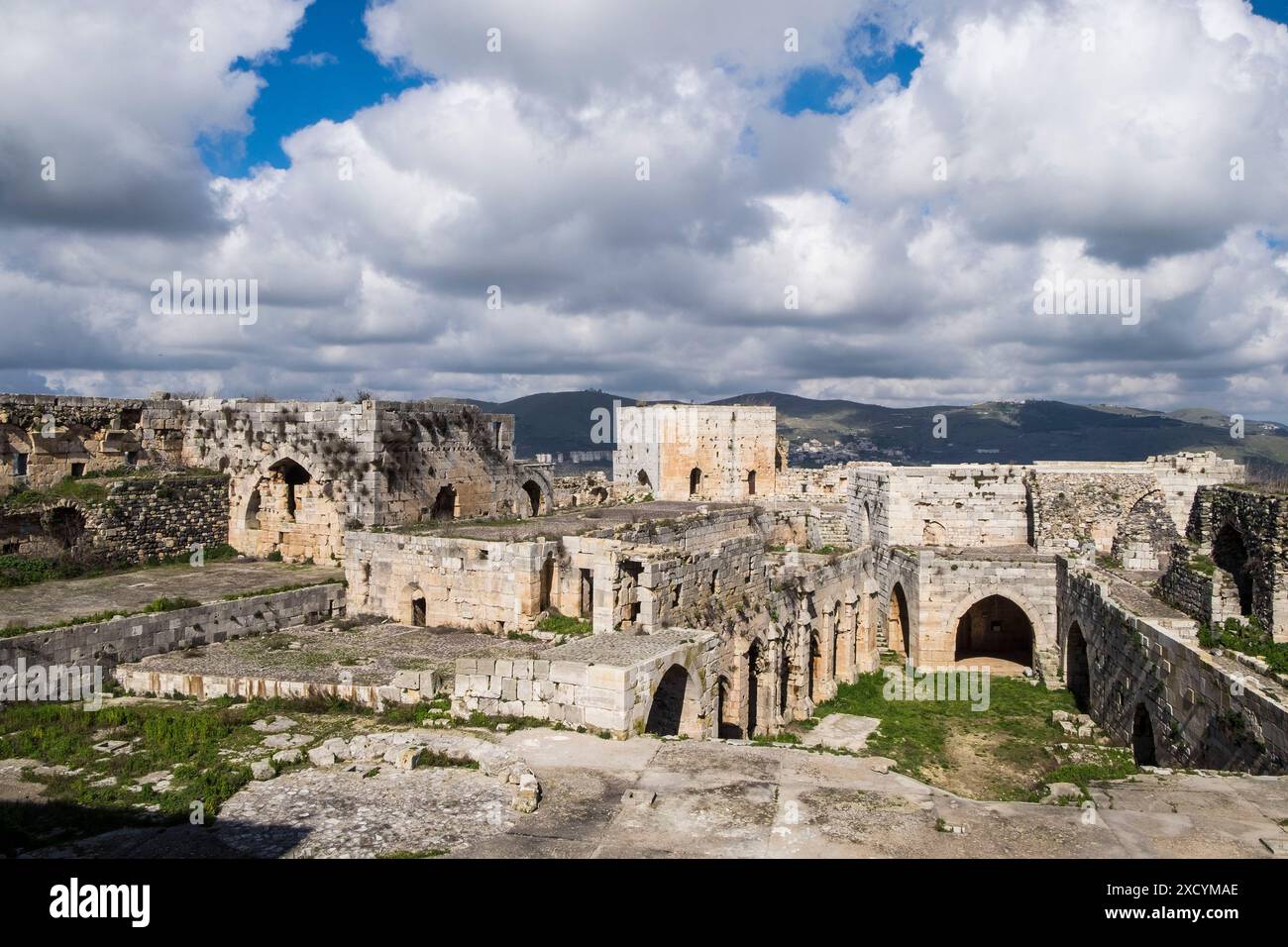 Syria, Krak des Chevaliers Stock Photo - Alamy