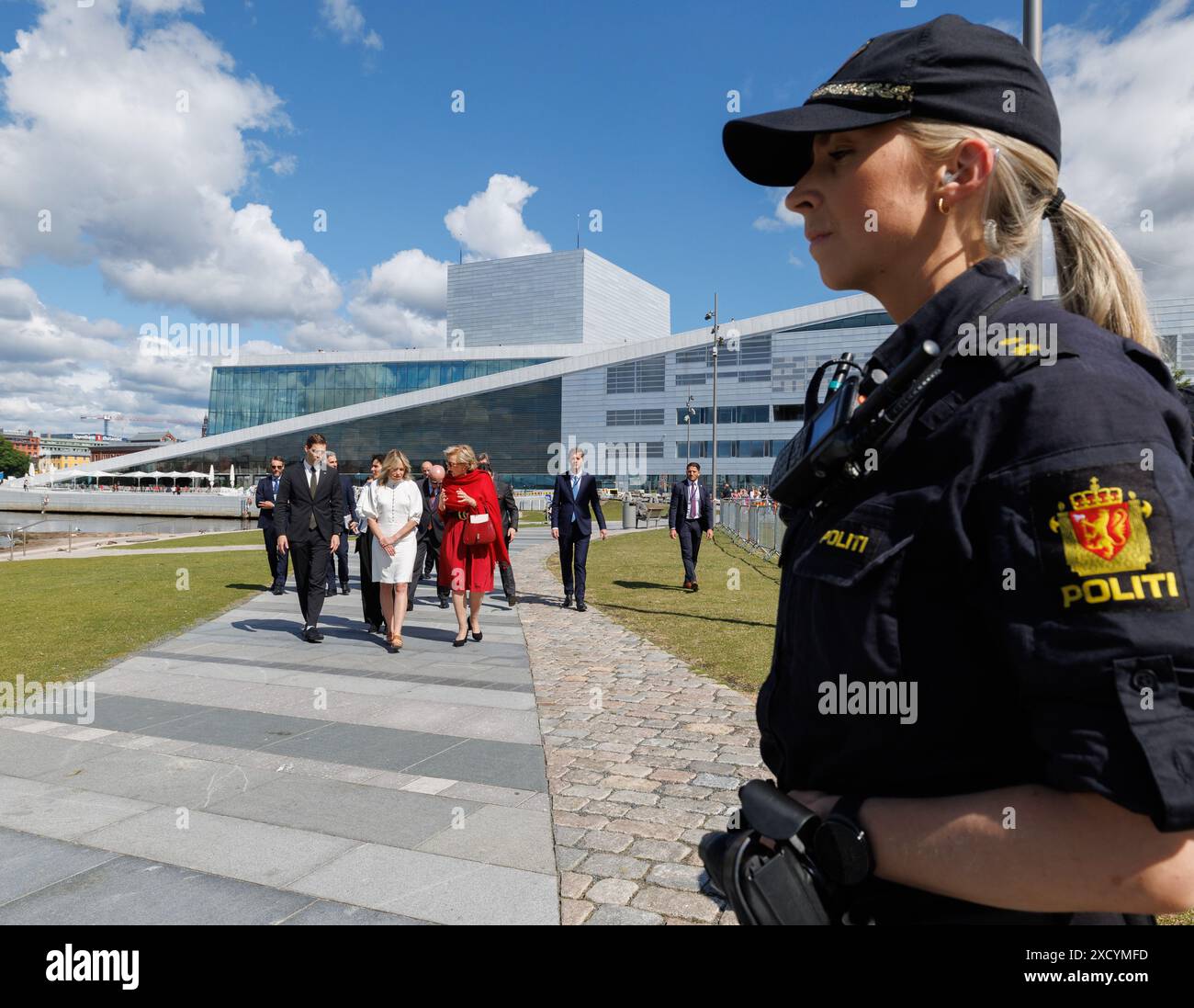 Oslo, Norway. 19th June, 2024. Mayor of Oslo Anne Lindboe and Princess ...