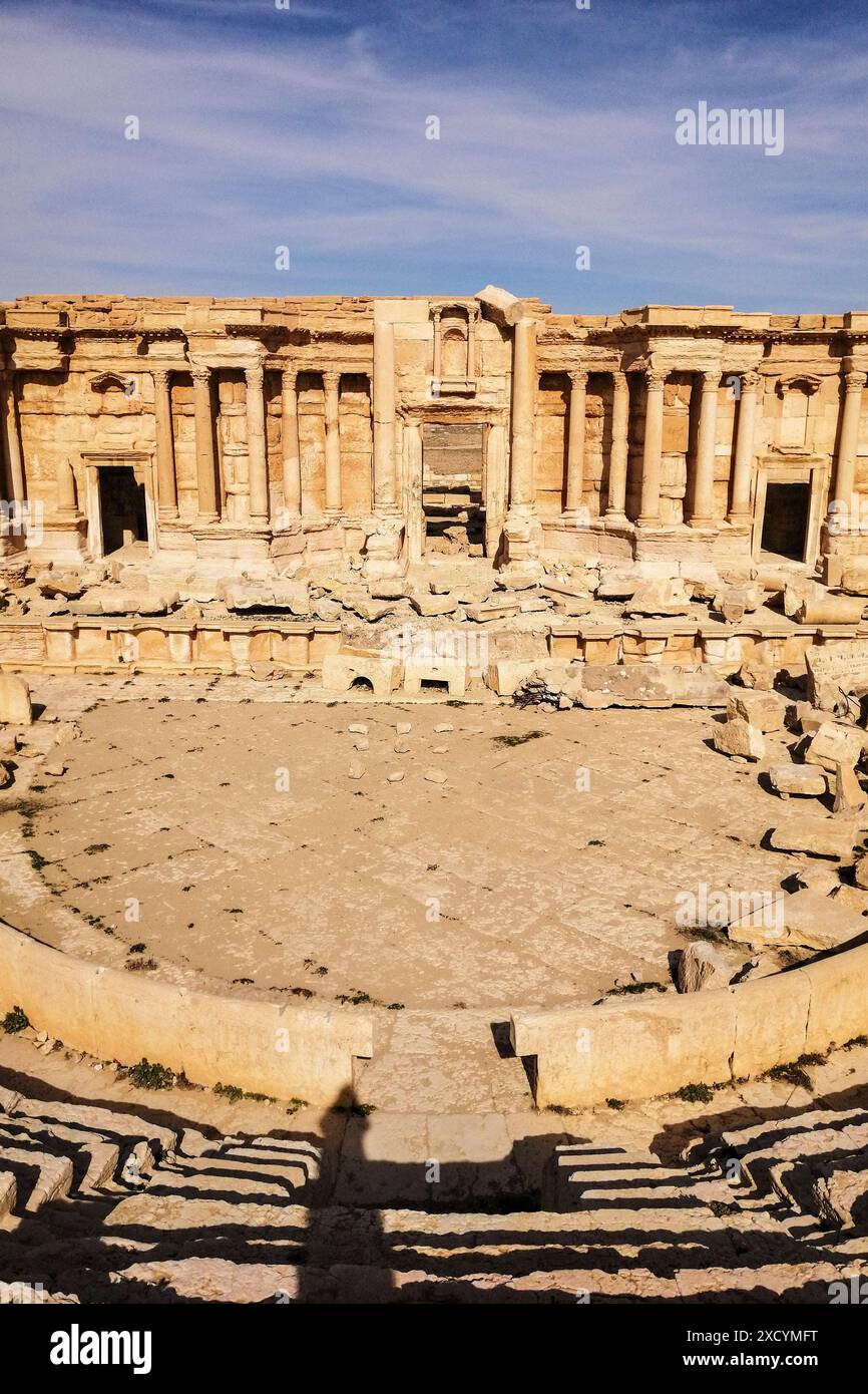 Syria, , Palmyra, archaeological site Stock Photo - Alamy